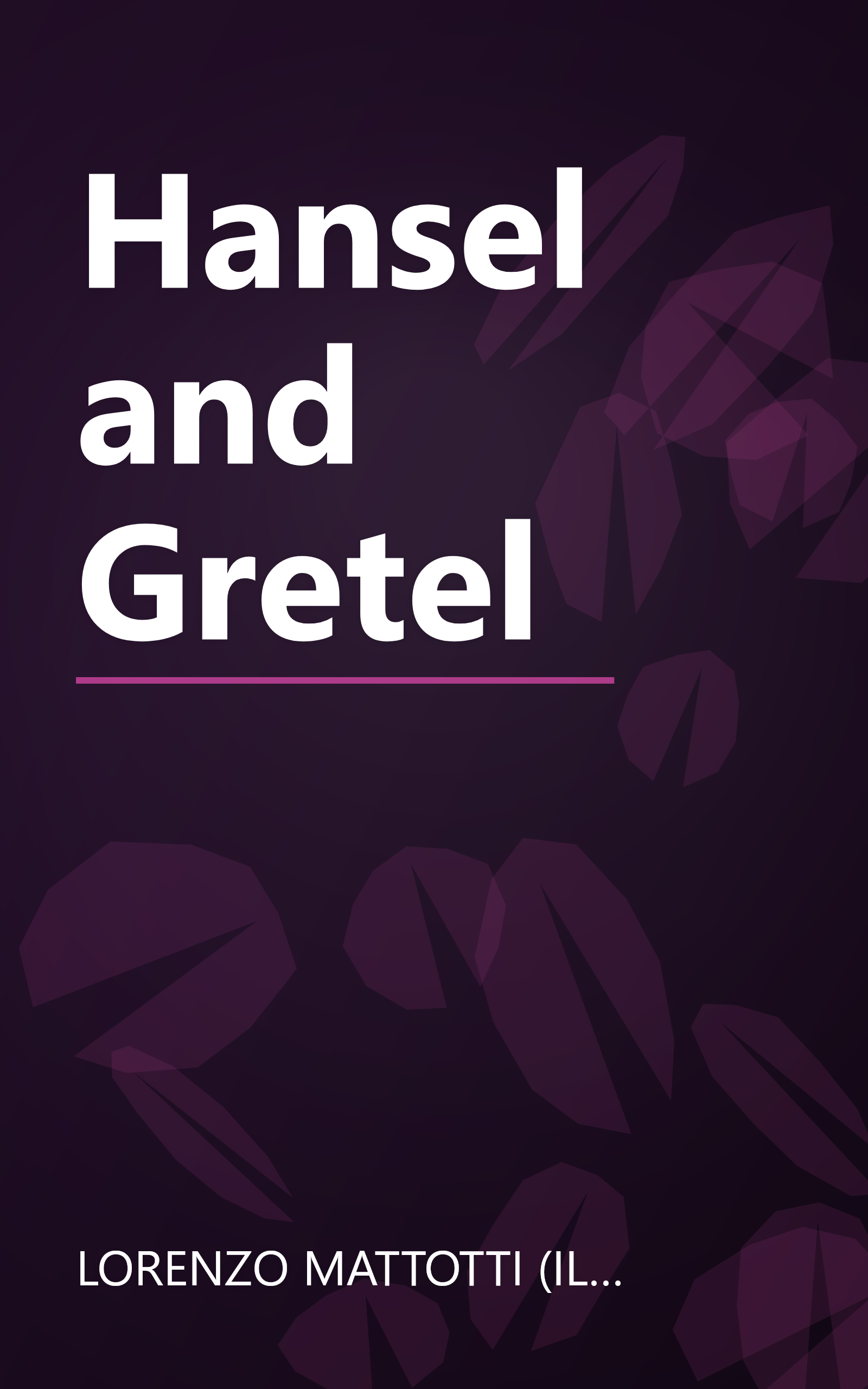 Hansel and Gretel book cover