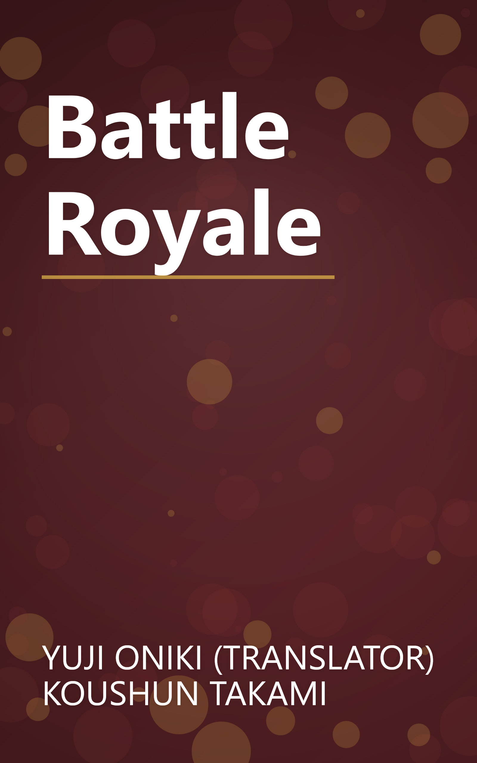Battle Royale book cover