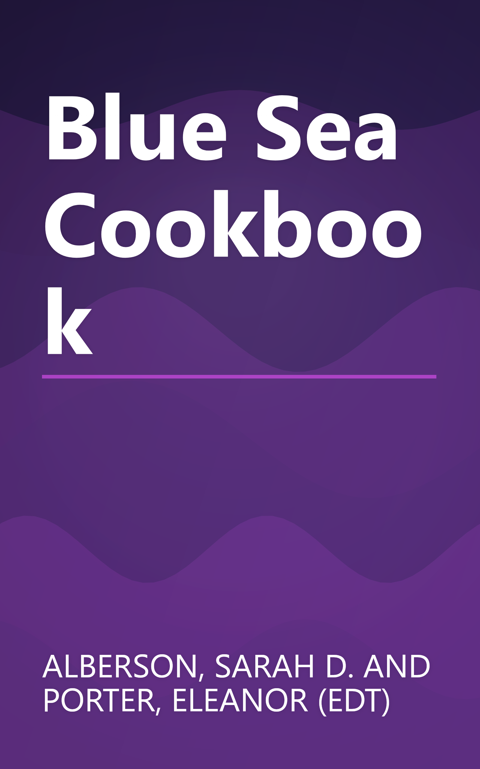 Blue Sea Cookbook book cover
