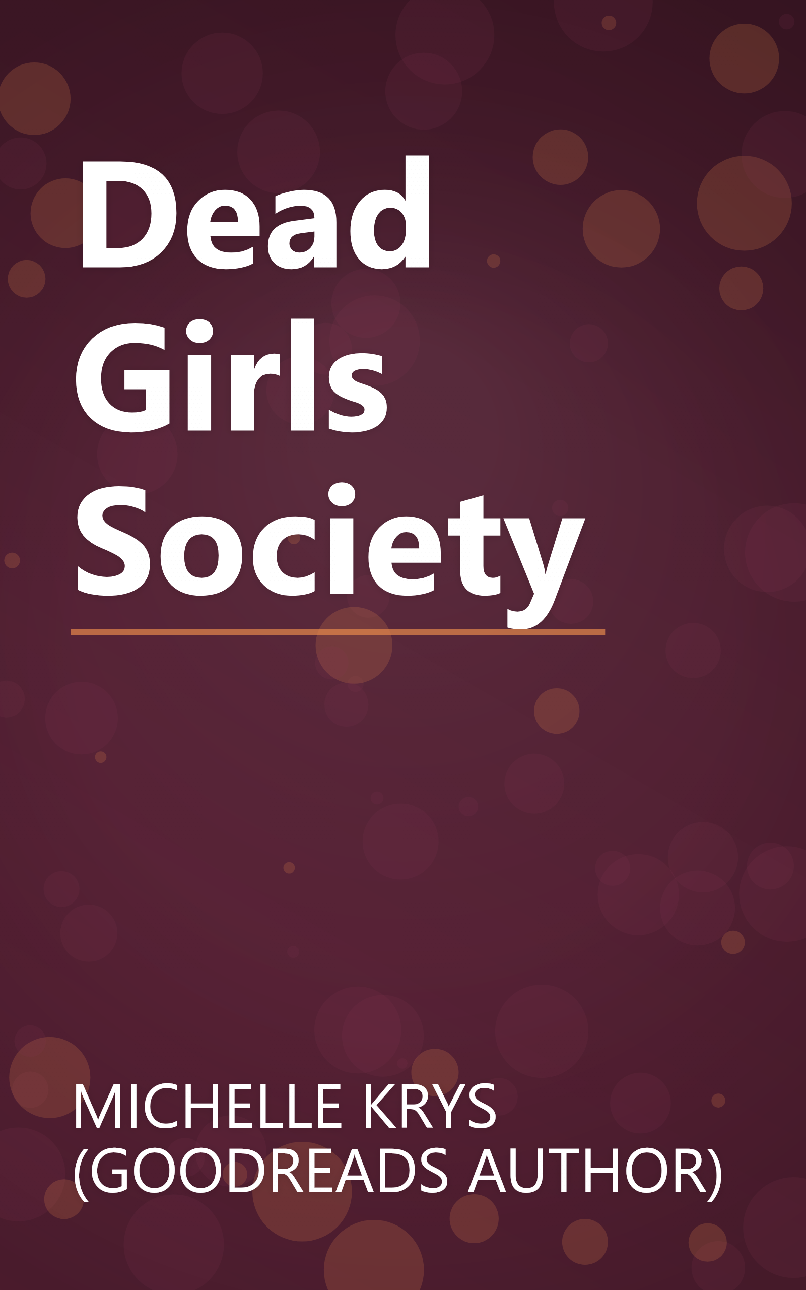 Dead Girls Society book cover