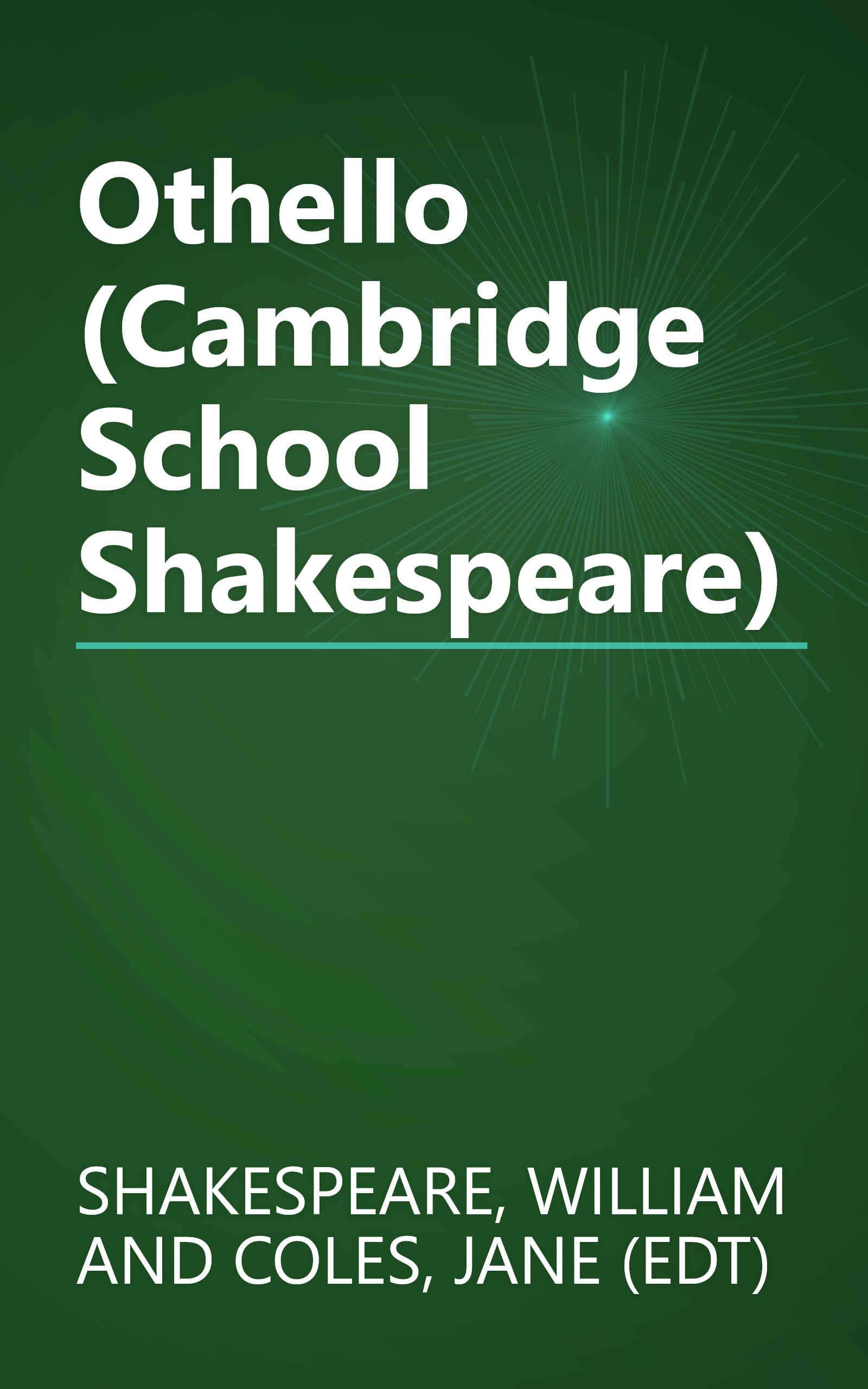 Othello (Cambridge School Shakespeare) book cover