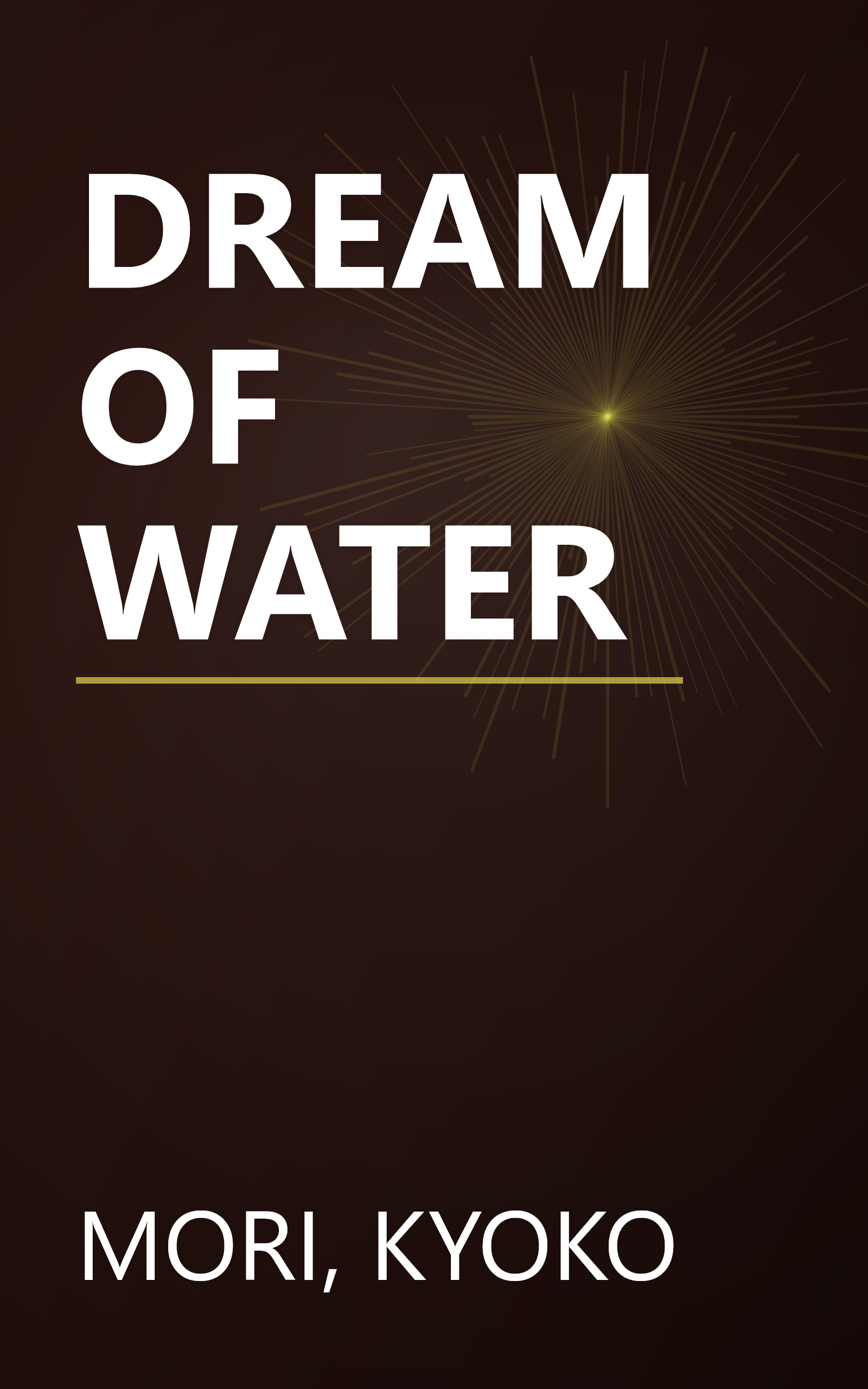 DREAM OF WATER book cover