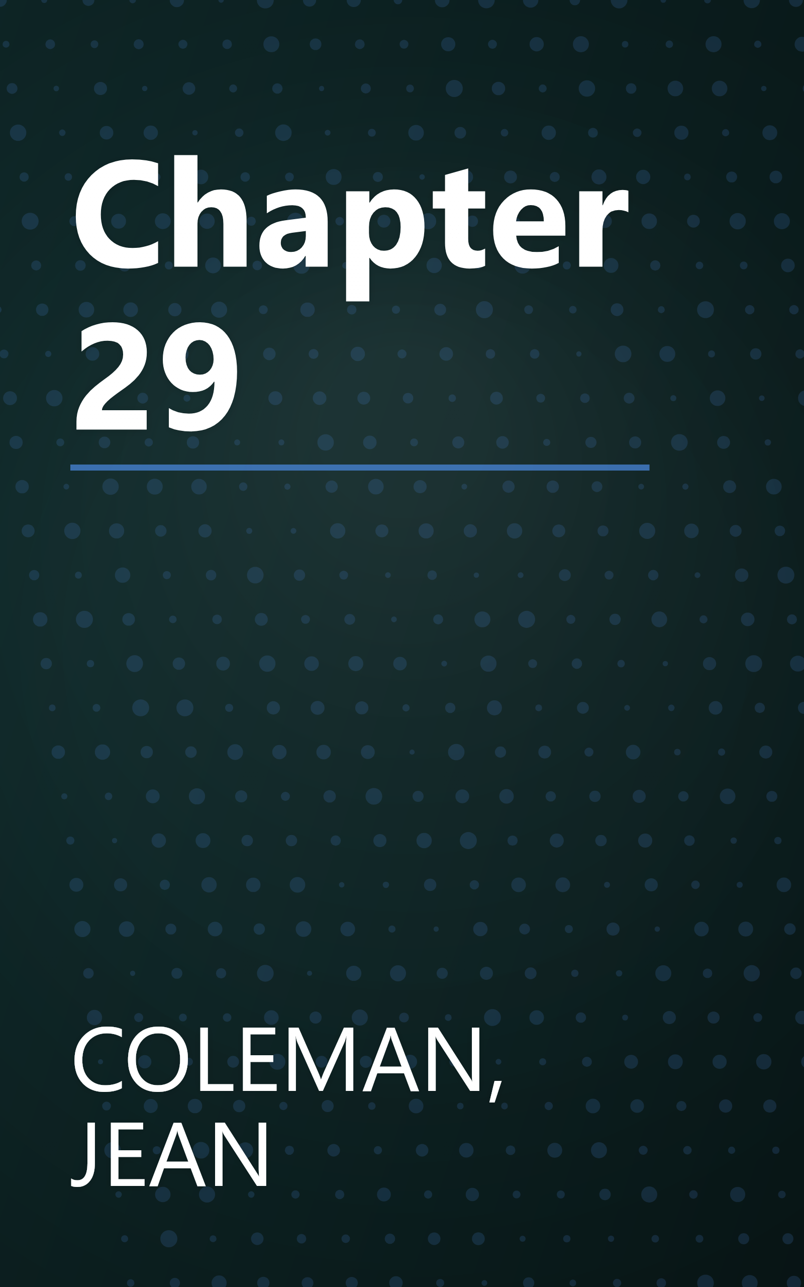 Chapter 29 book cover