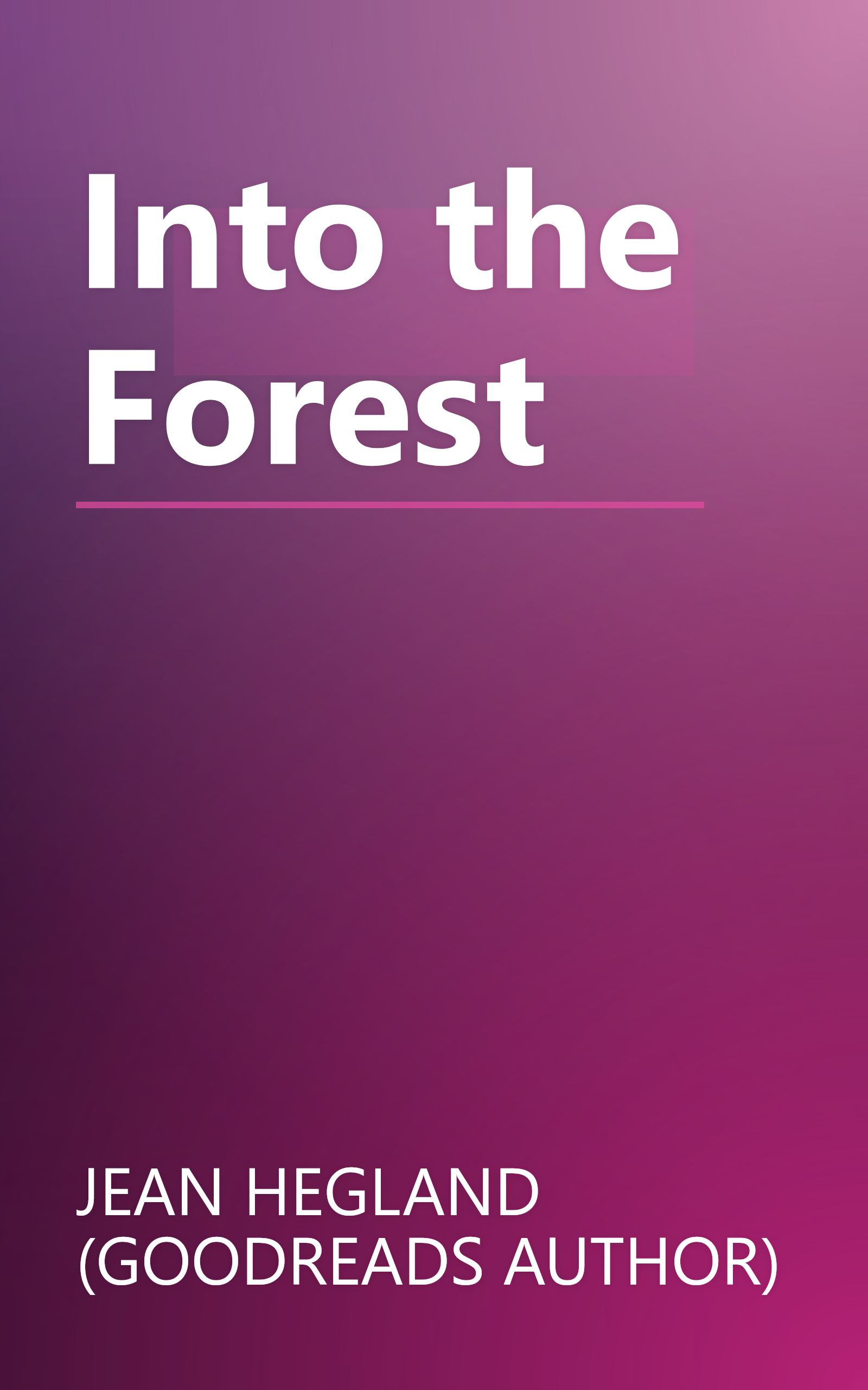 Into the Forest book cover