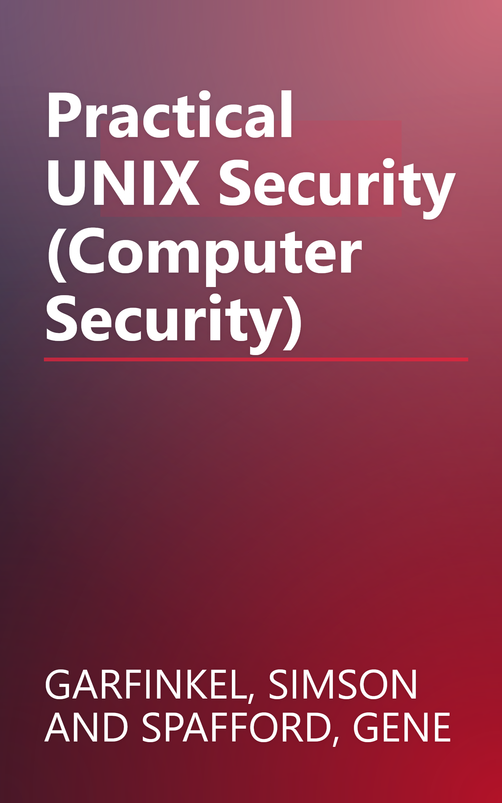 Practical UNIX Security (Computer Security) book cover