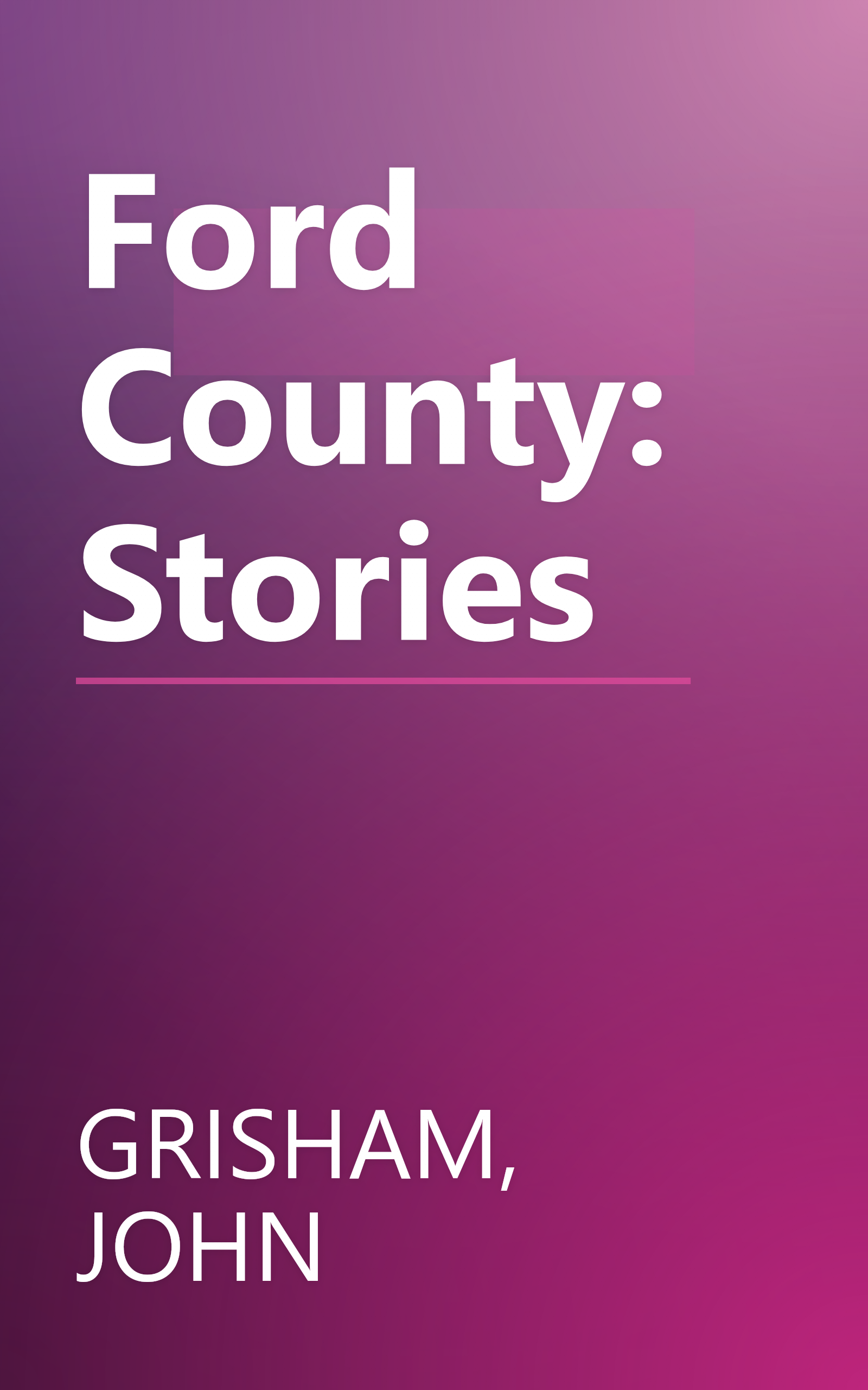 Ford County: Stories book cover