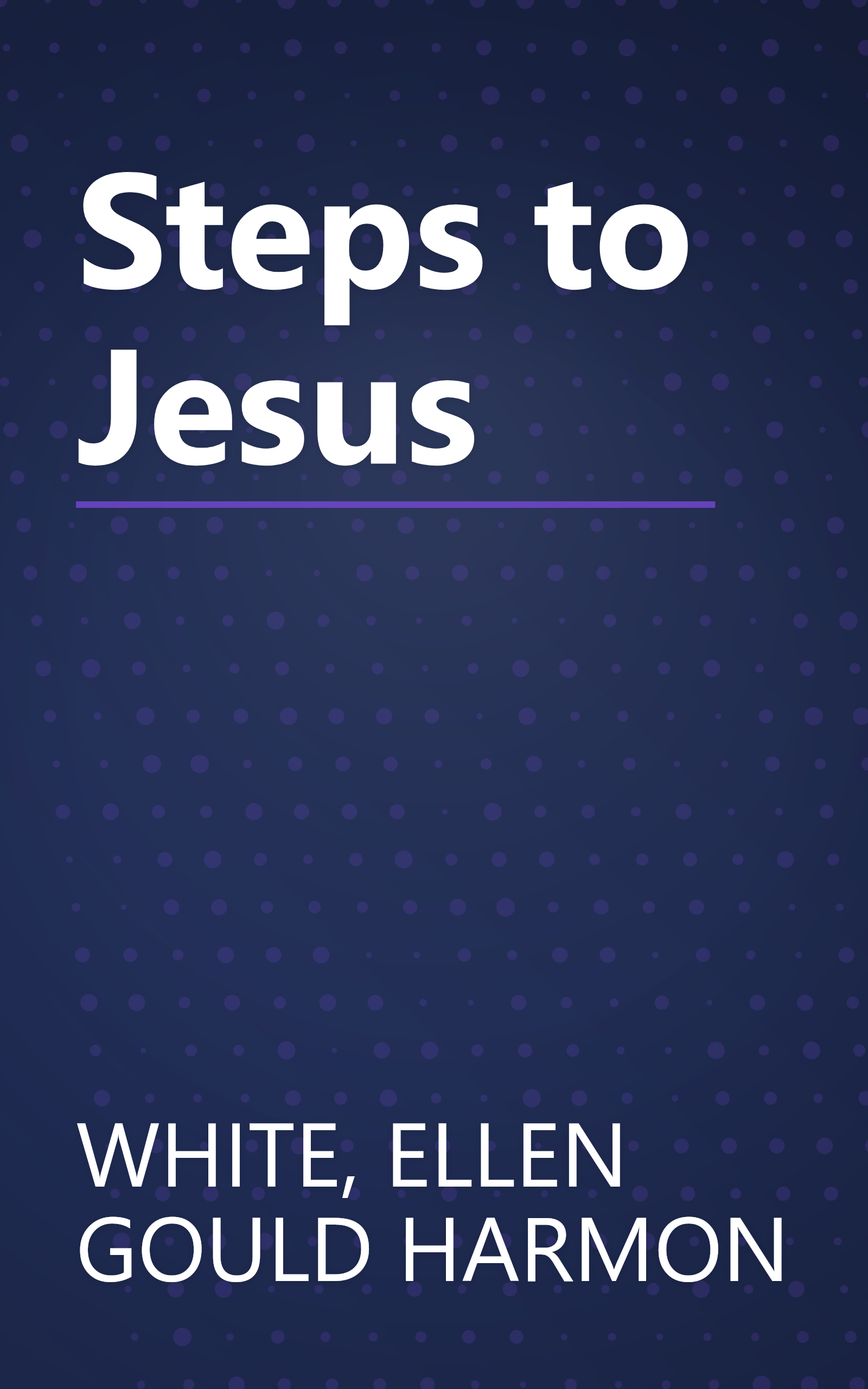 Steps to Jesus book cover