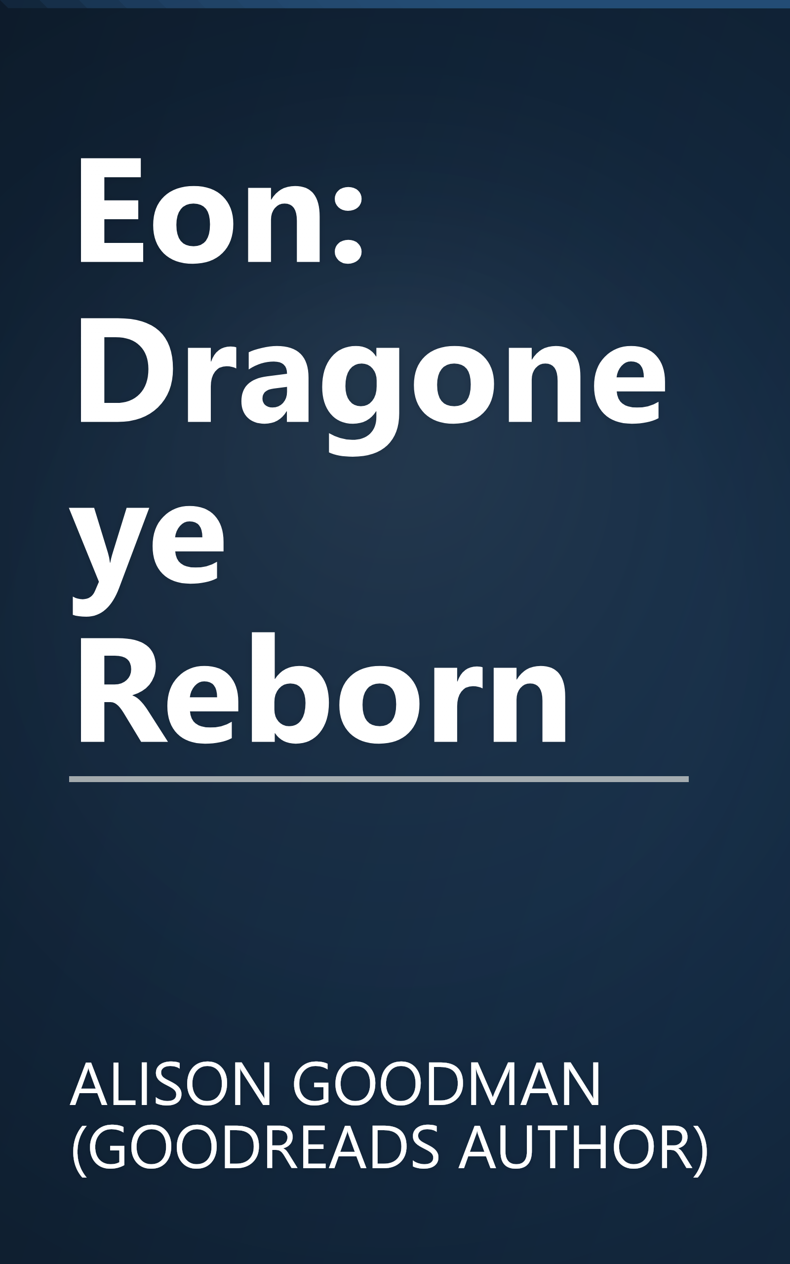 Eon: Dragoneye Reborn book cover
