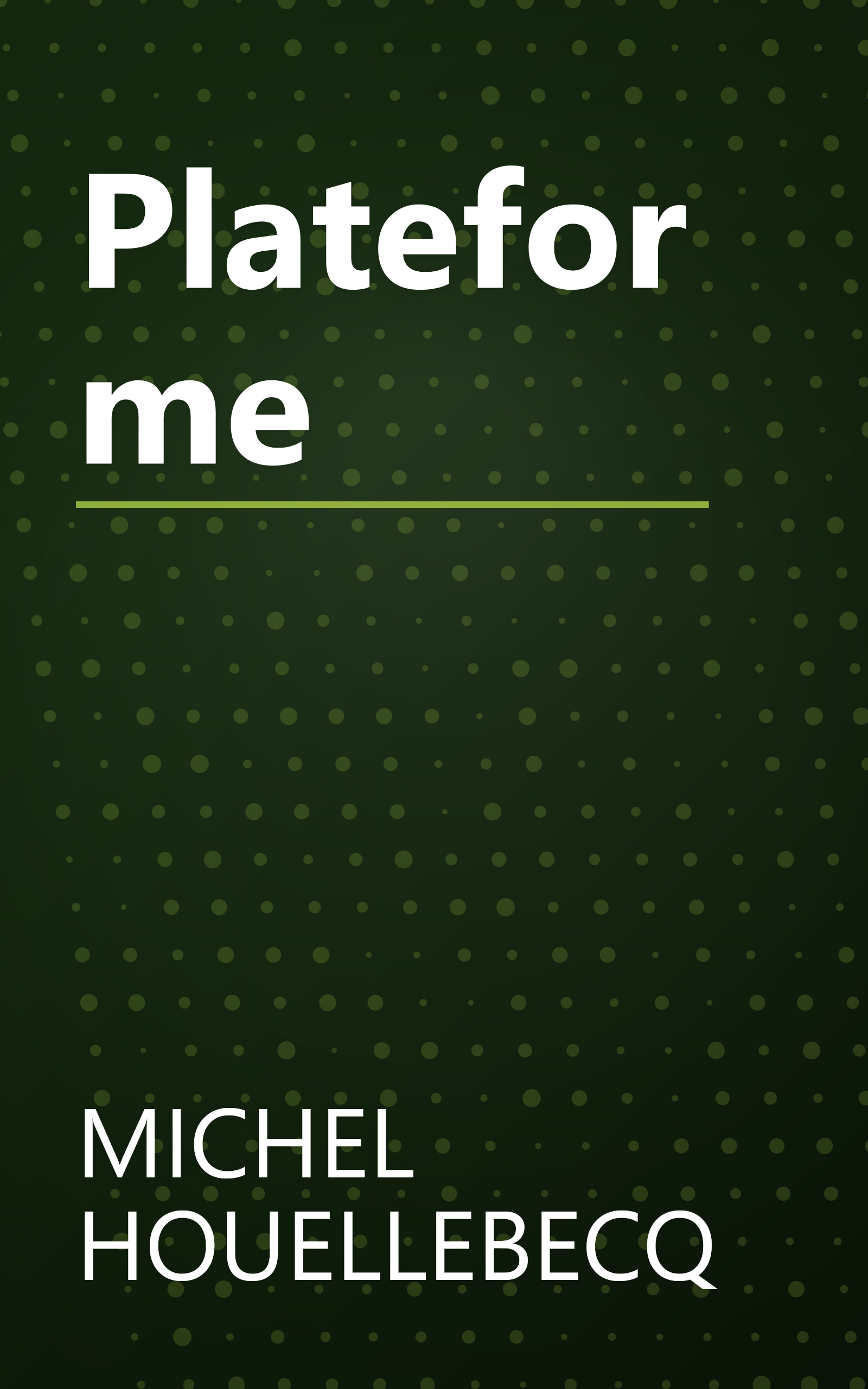 Plateforme book cover