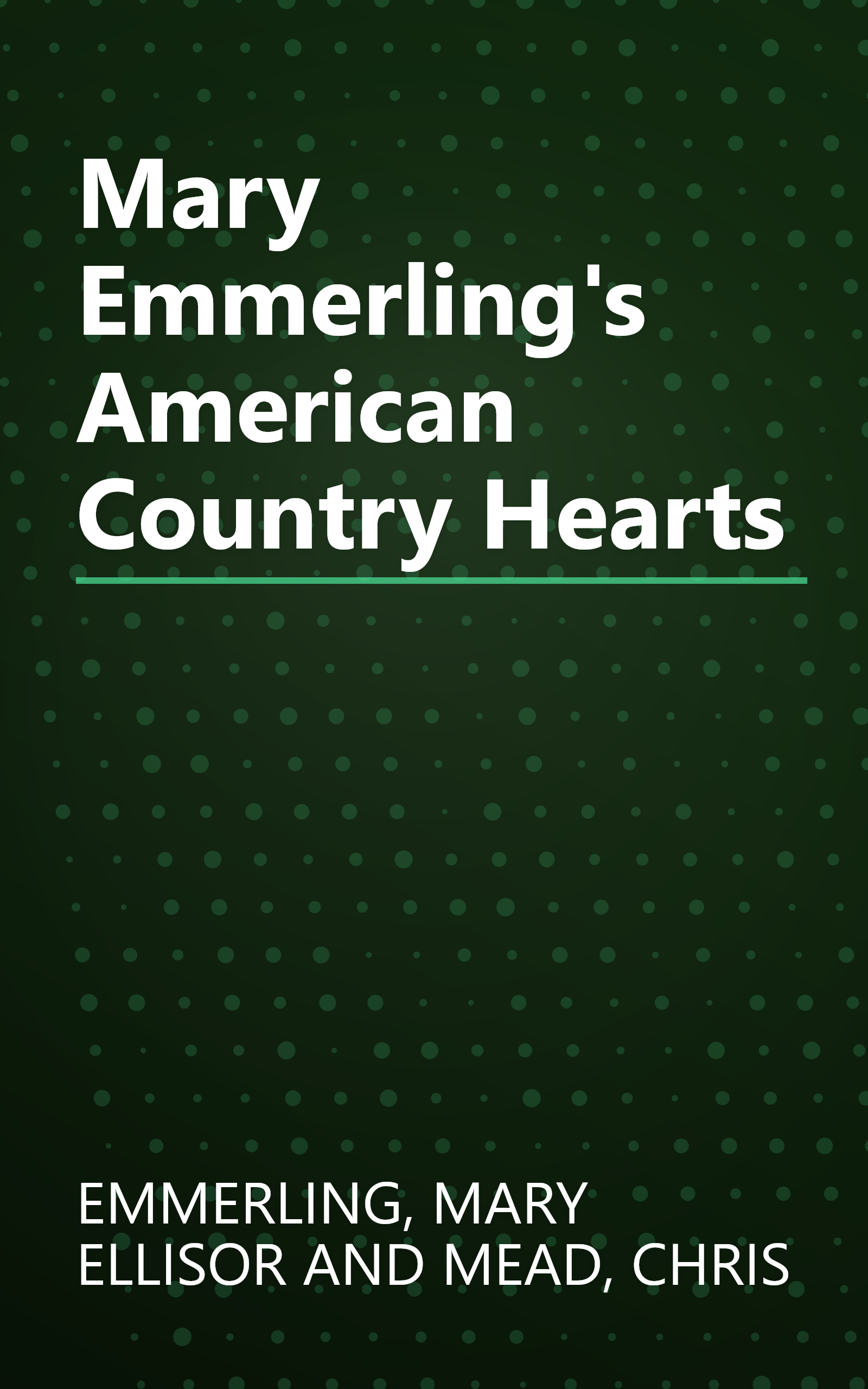 Mary Emmerling's American Country Hearts book cover