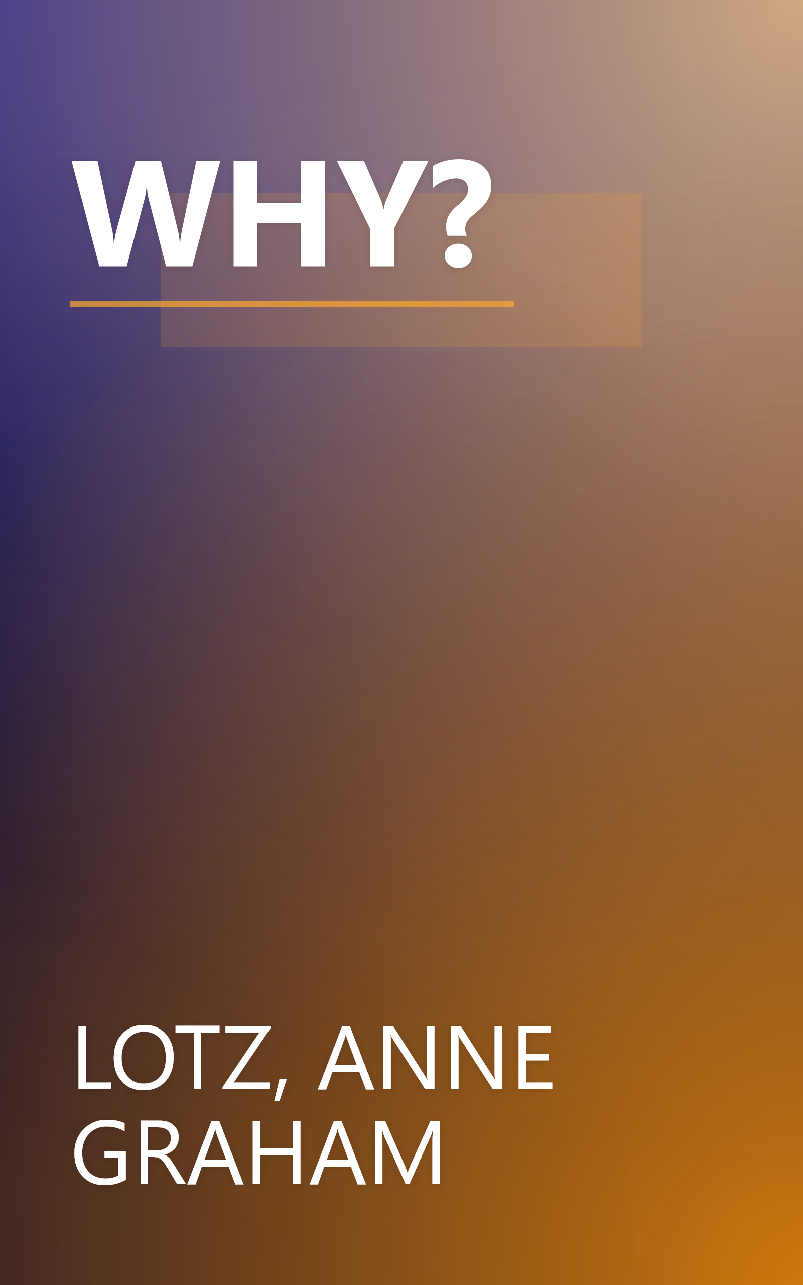 WHY? book cover