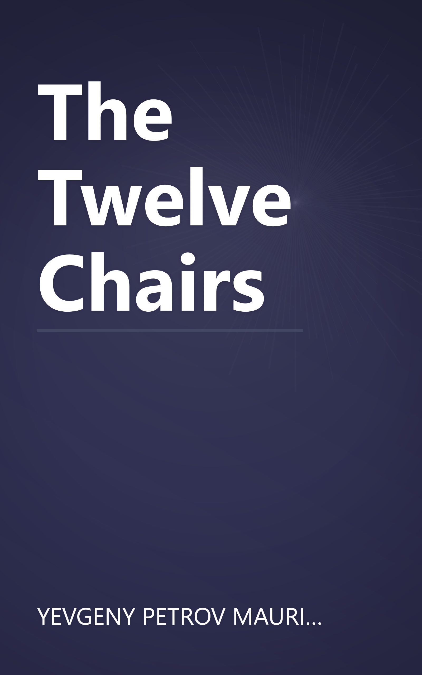 The Twelve Chairs book cover