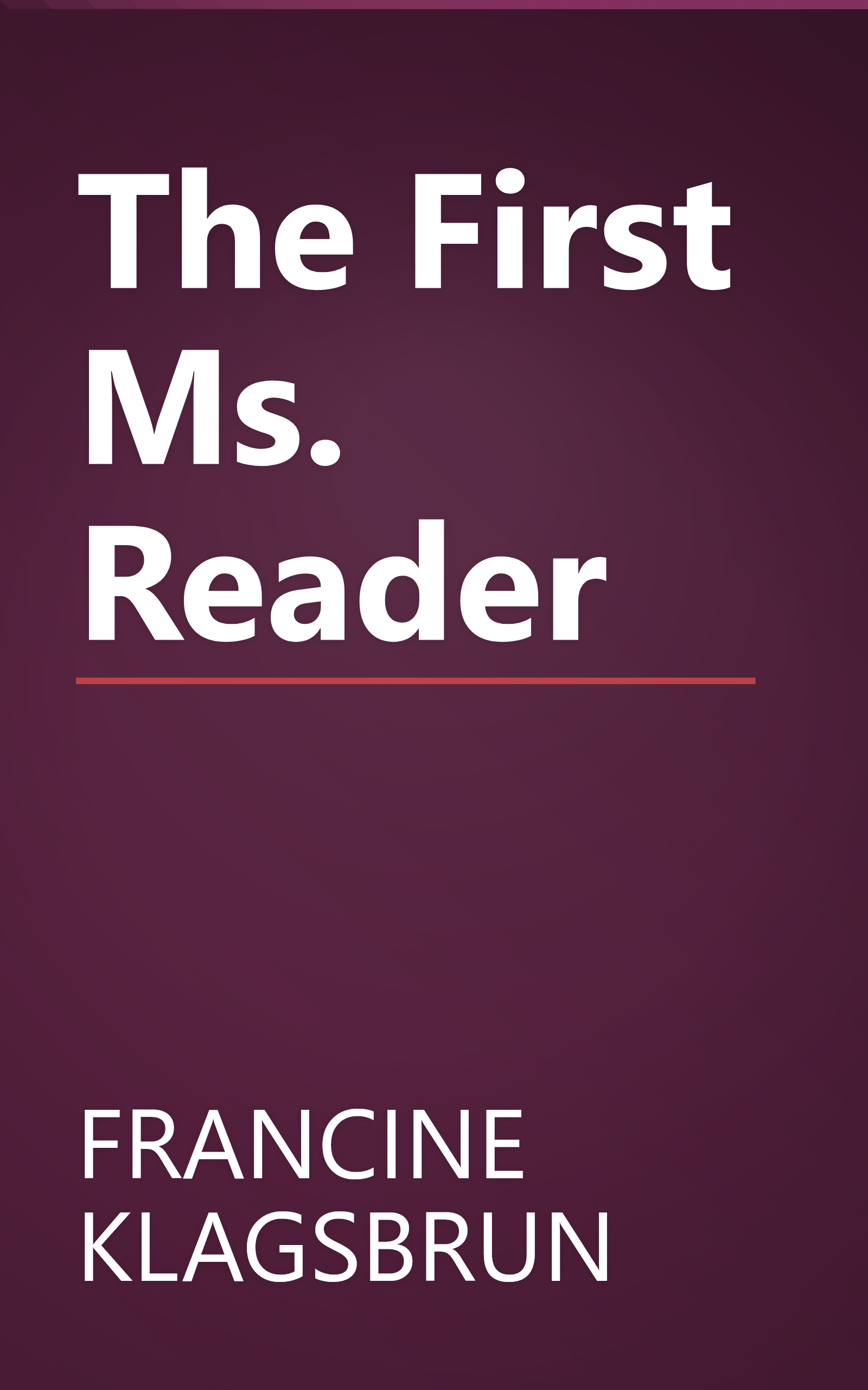 The First Ms. Reader book cover