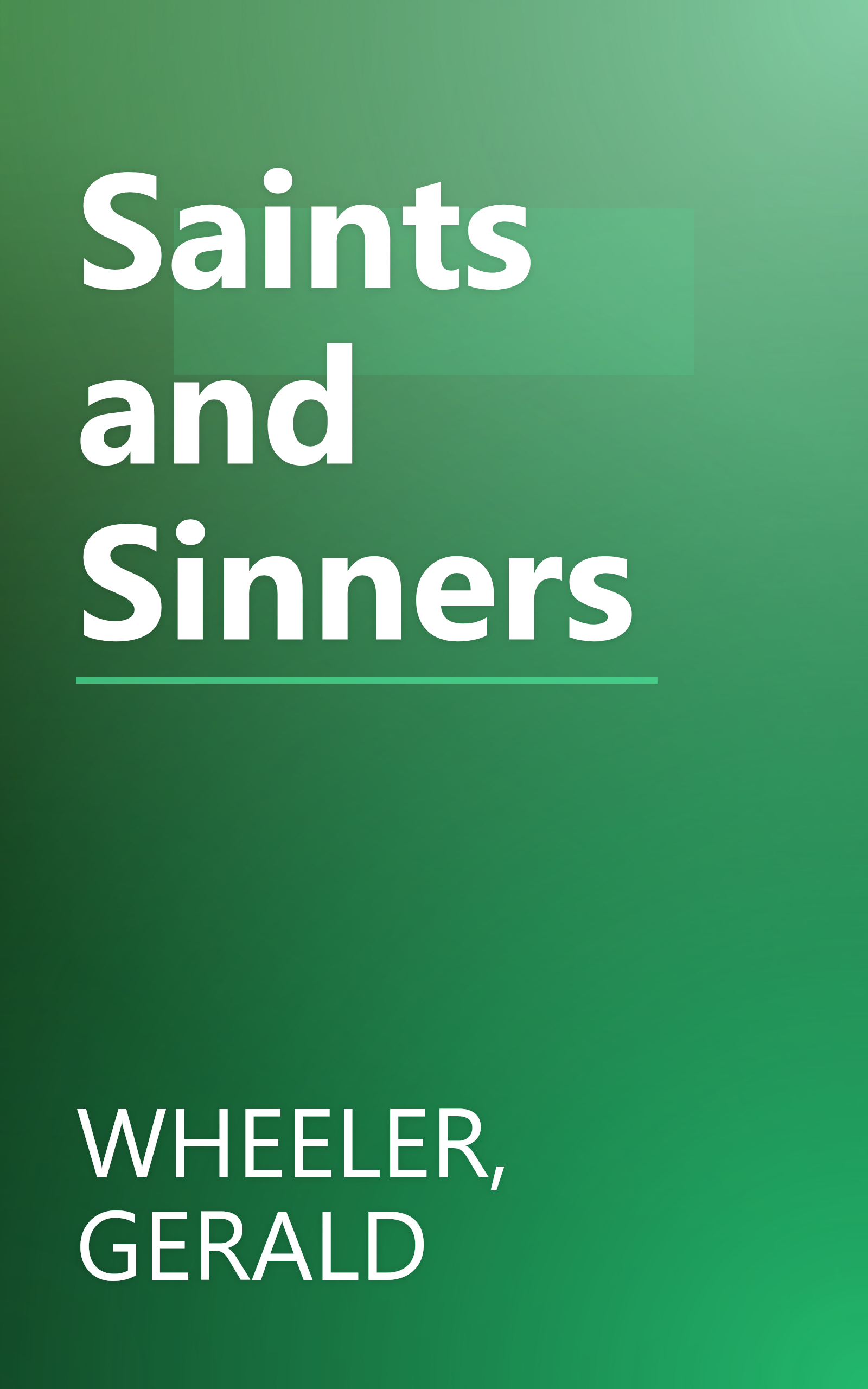 Saints and Sinners book cover