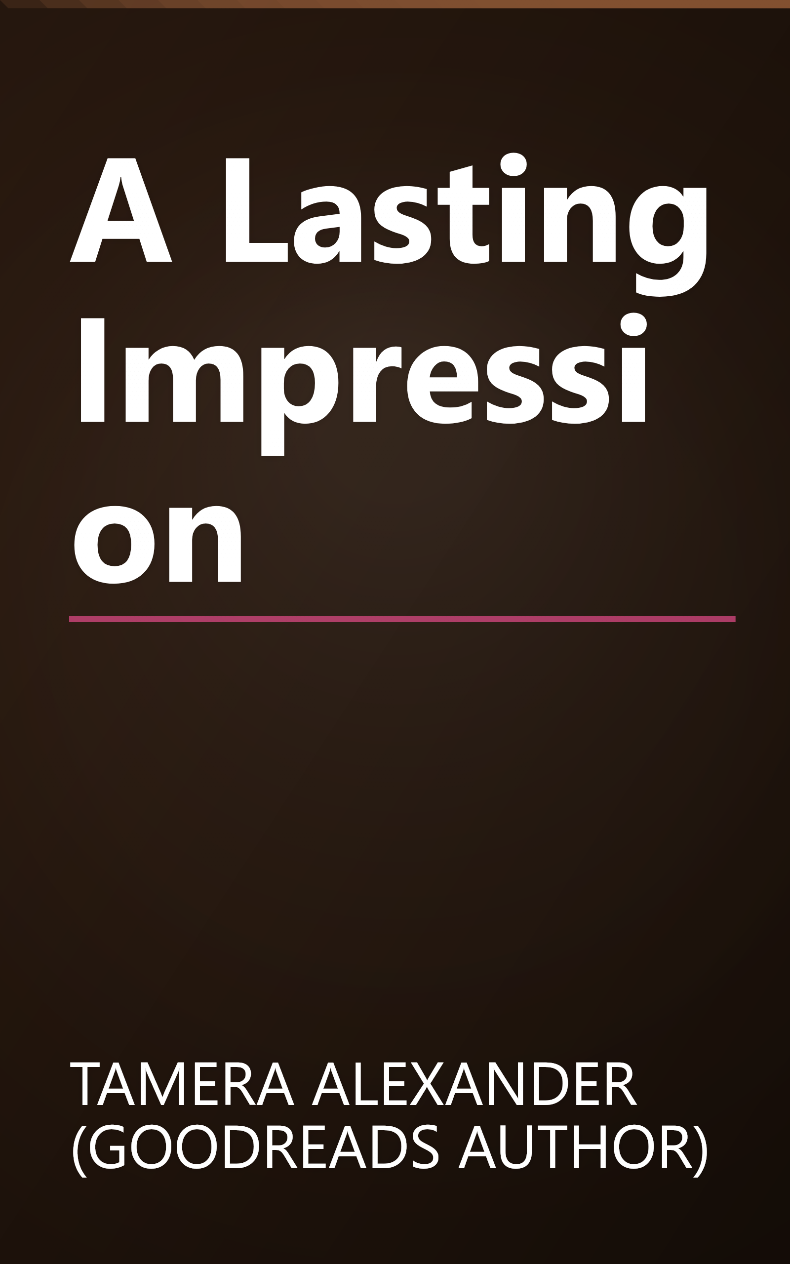 A Lasting Impression book cover