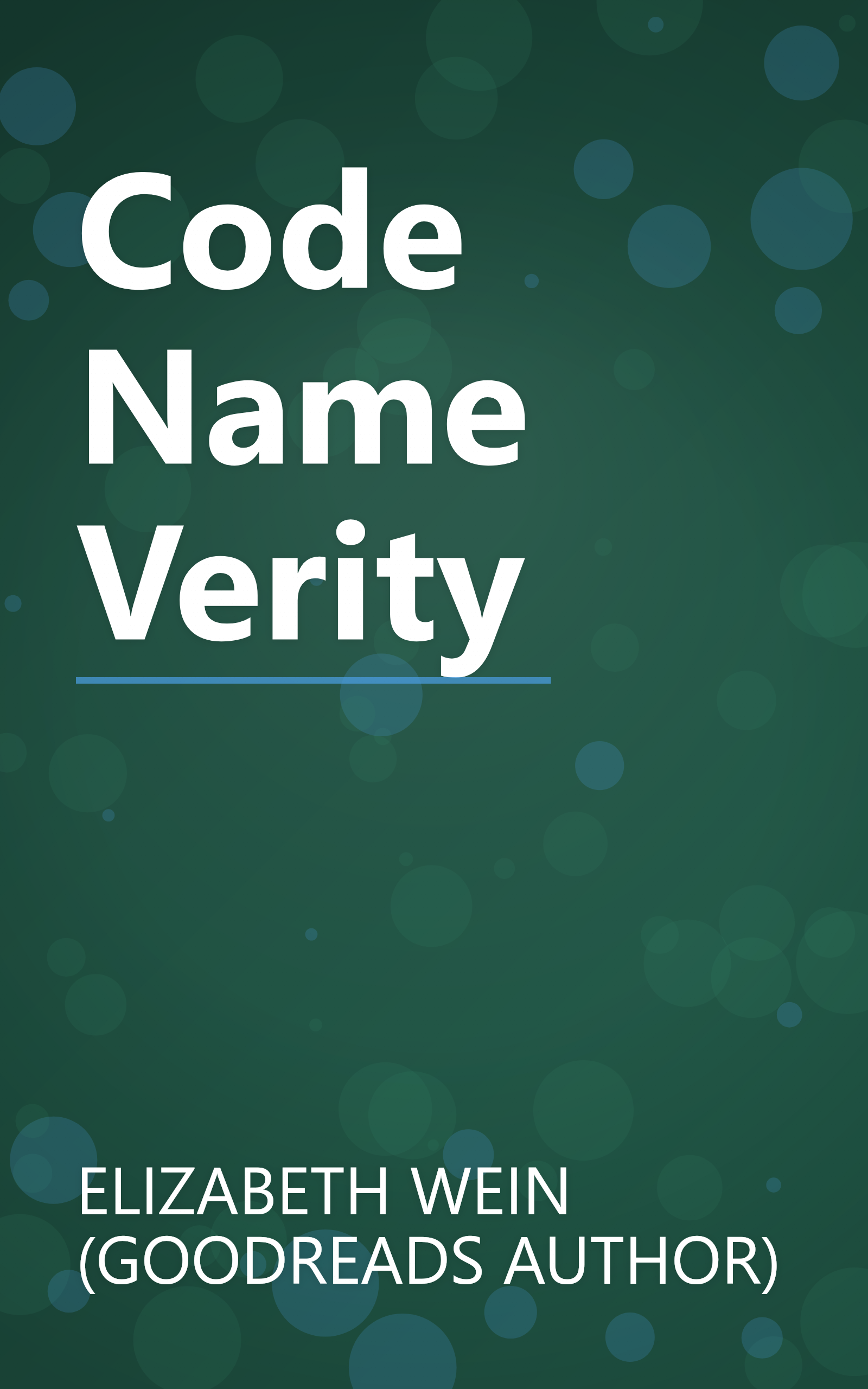 Code Name Verity book cover