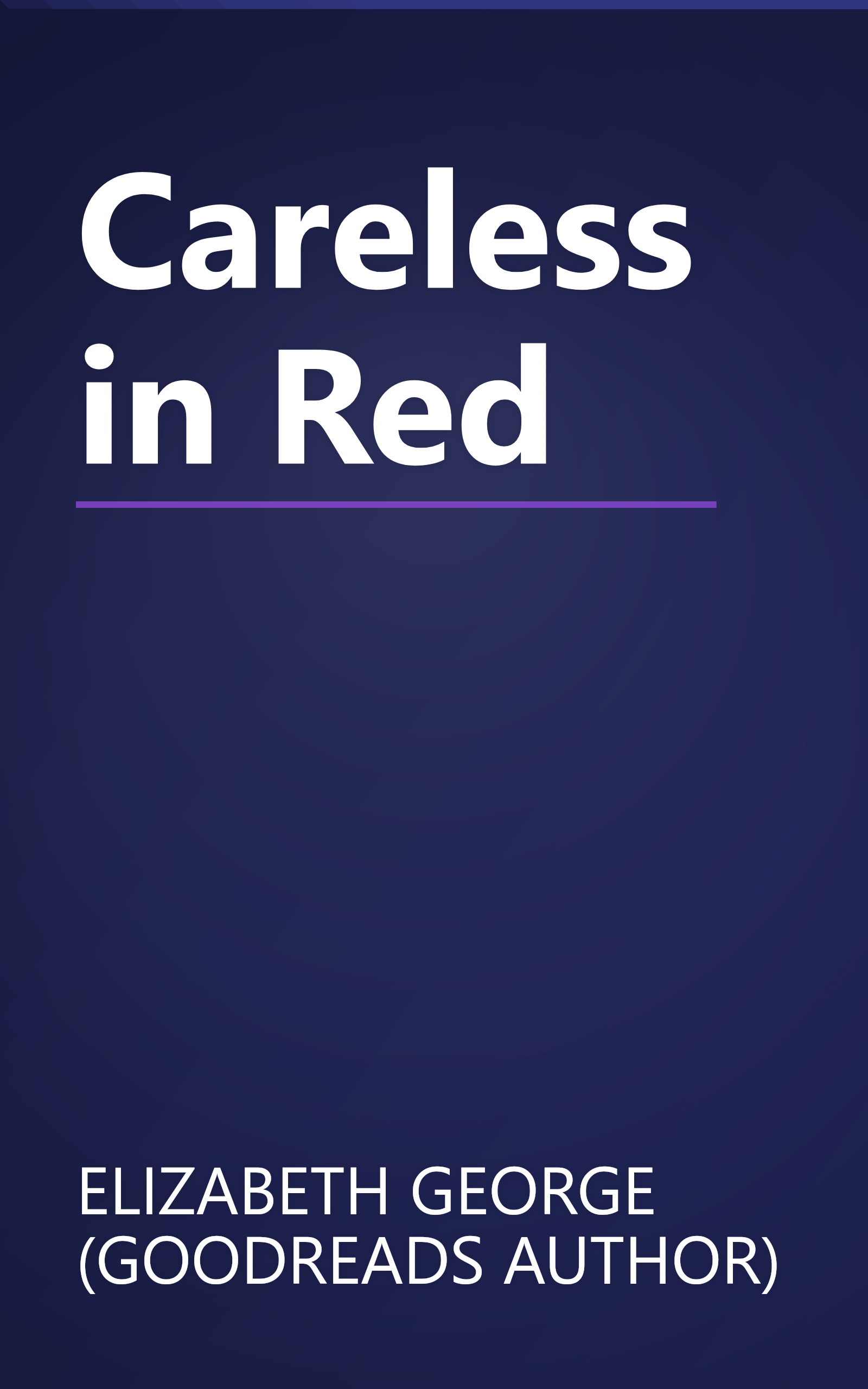 Careless in Red book cover