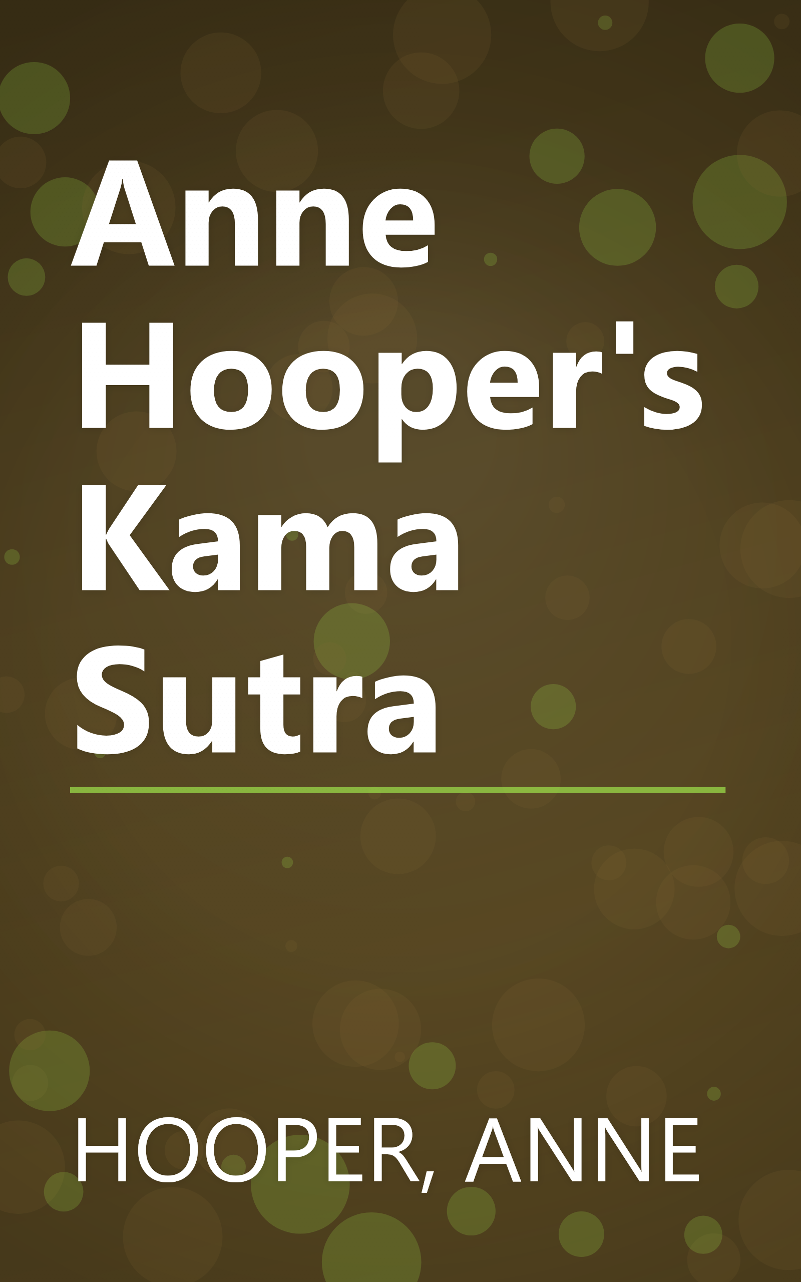 Anne Hooper's Kama Sutra book cover