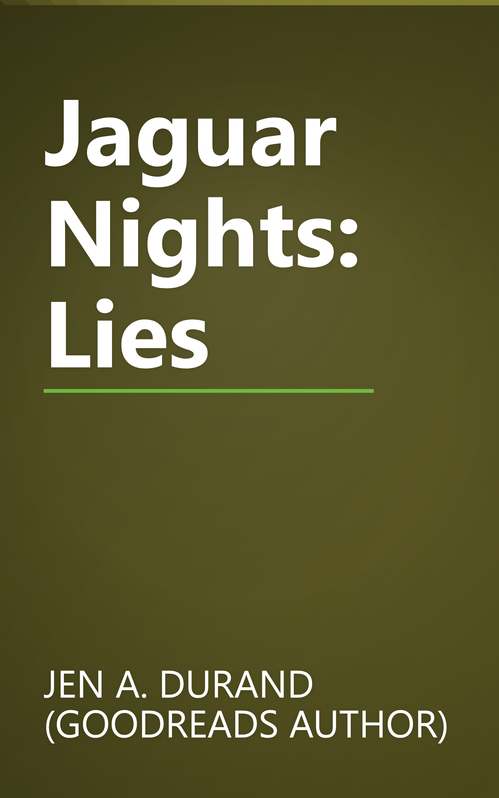 Jaguar Nights: Lies book cover
