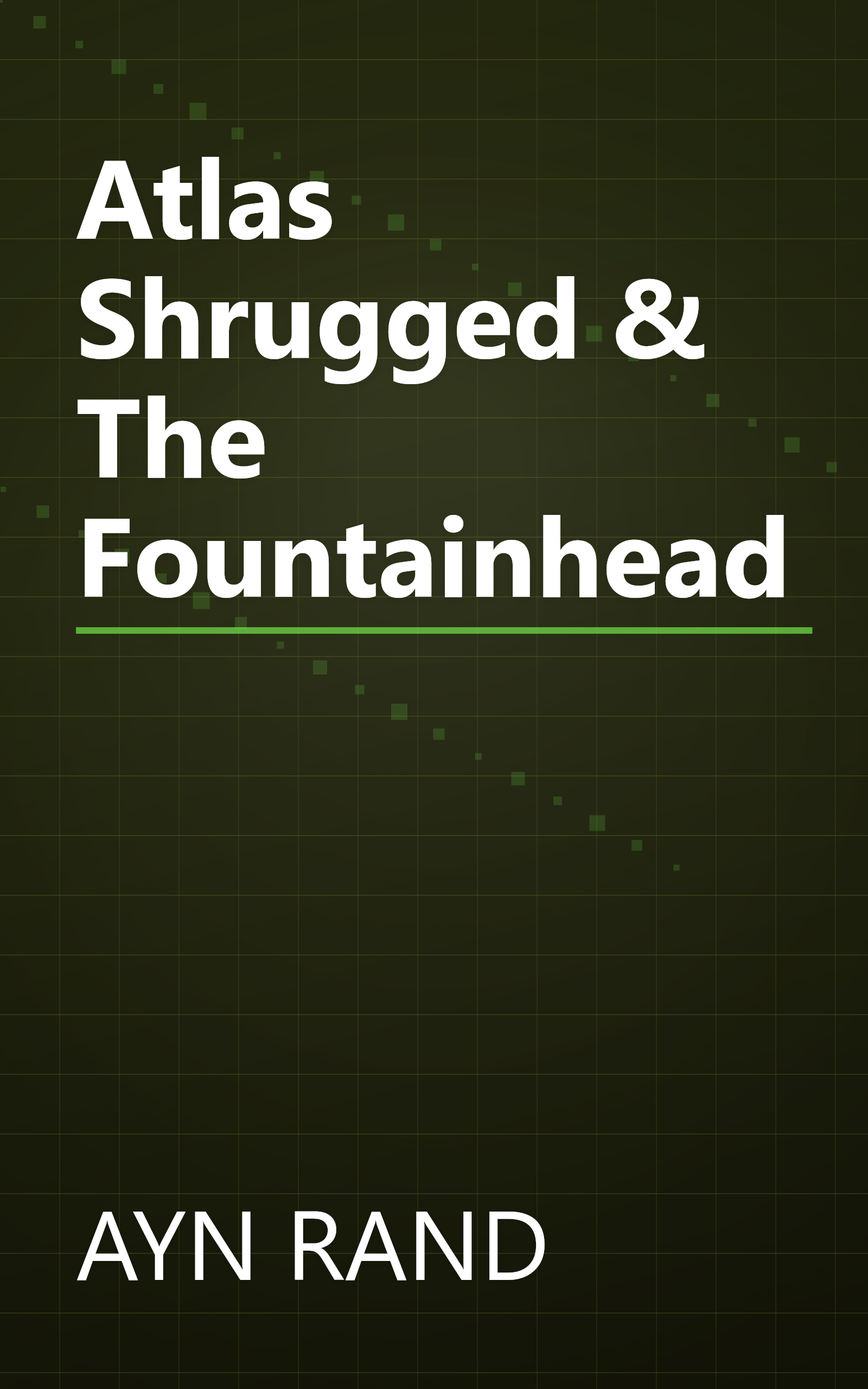 Atlas Shrugged & The Fountainhead book cover