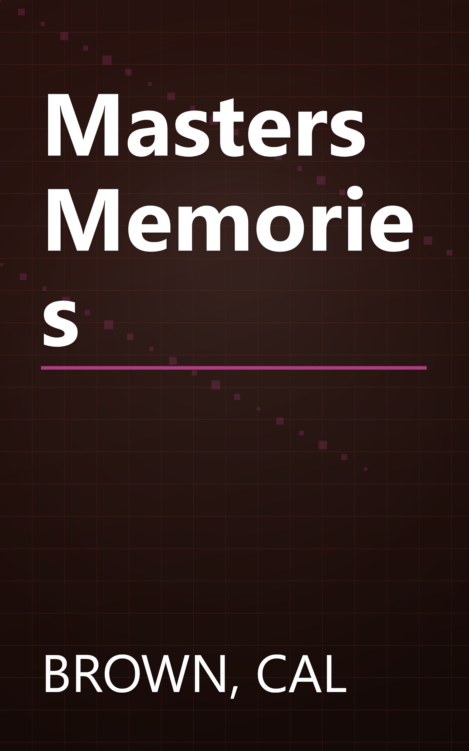 Masters Memories book cover