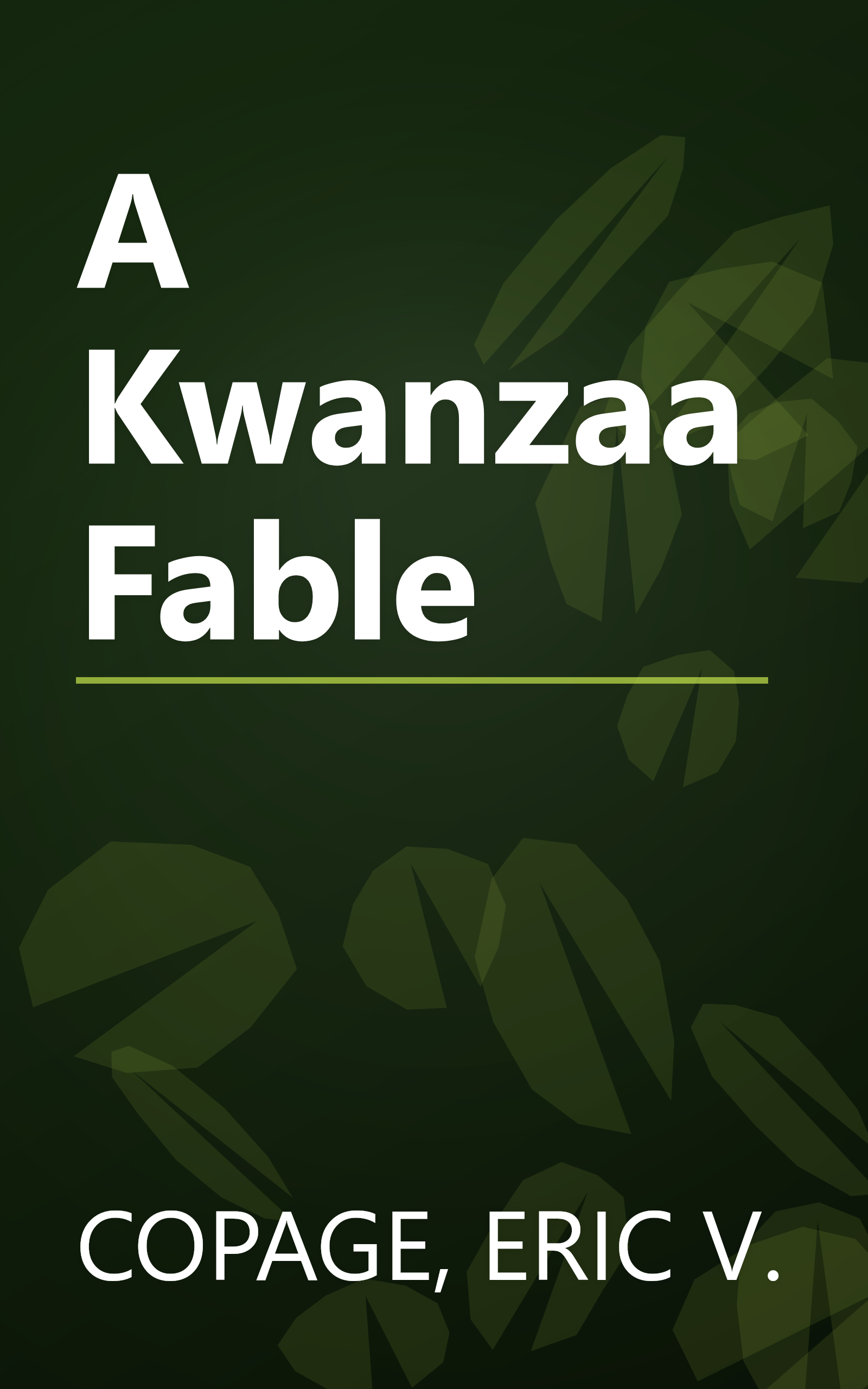 A Kwanzaa Fable book cover