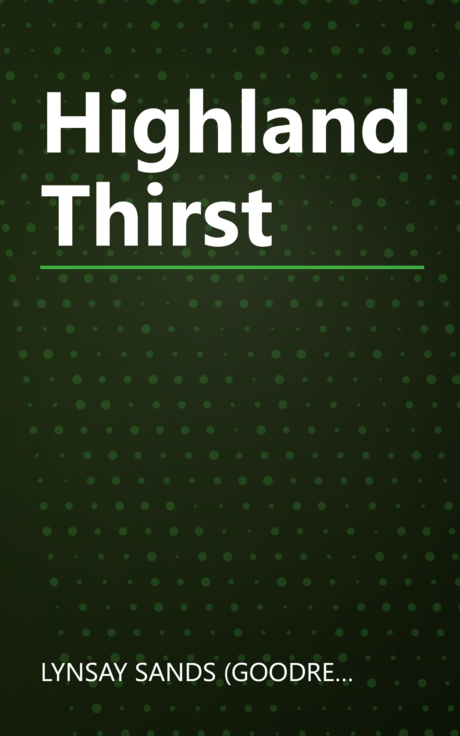Highland Thirst book cover