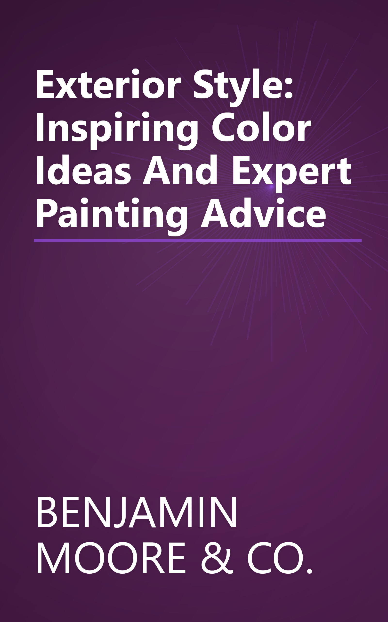Exterior Style: Inspiring Color Ideas And Expert Painting Advice book cover