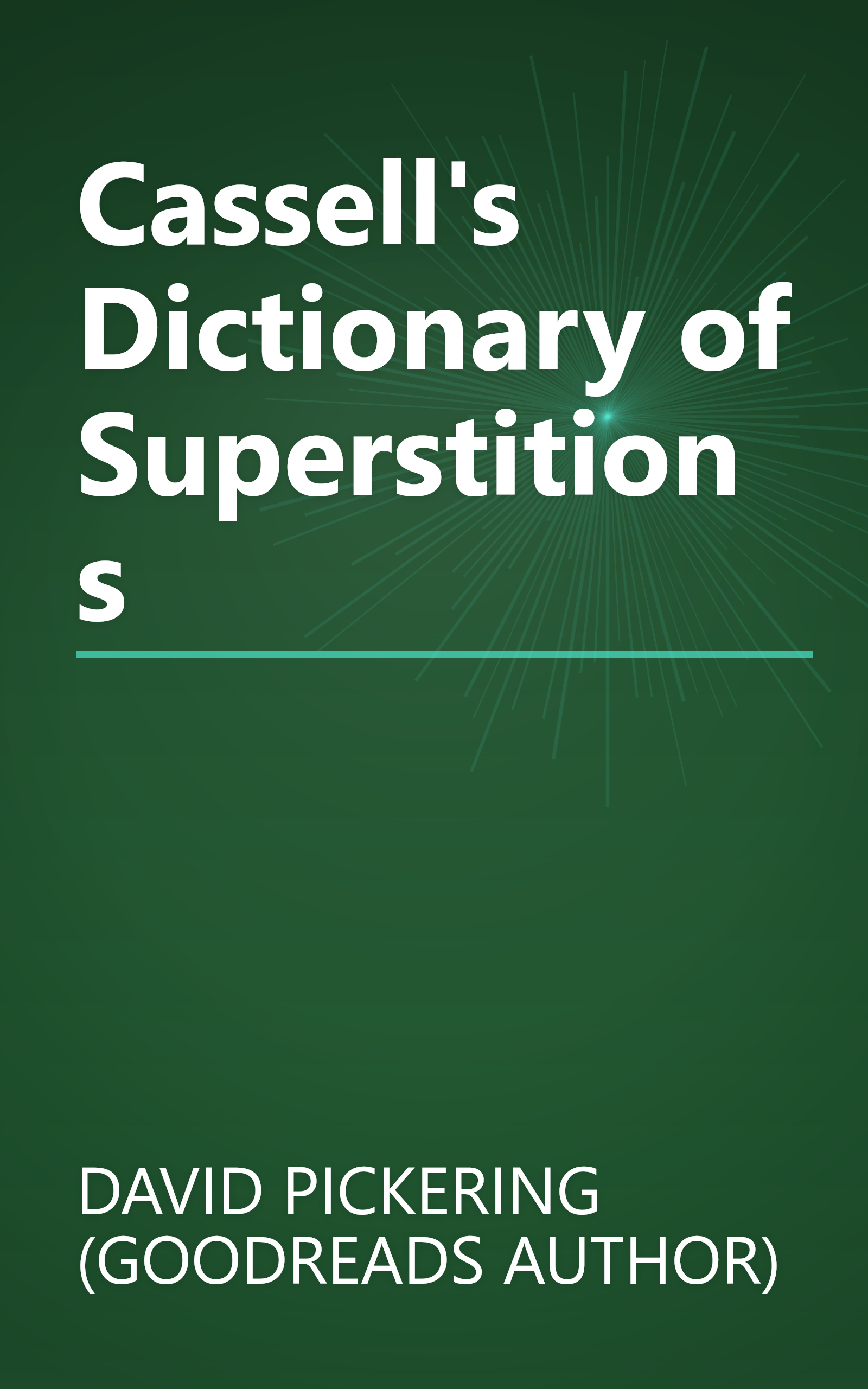 Cassell's Dictionary of Superstitions book cover