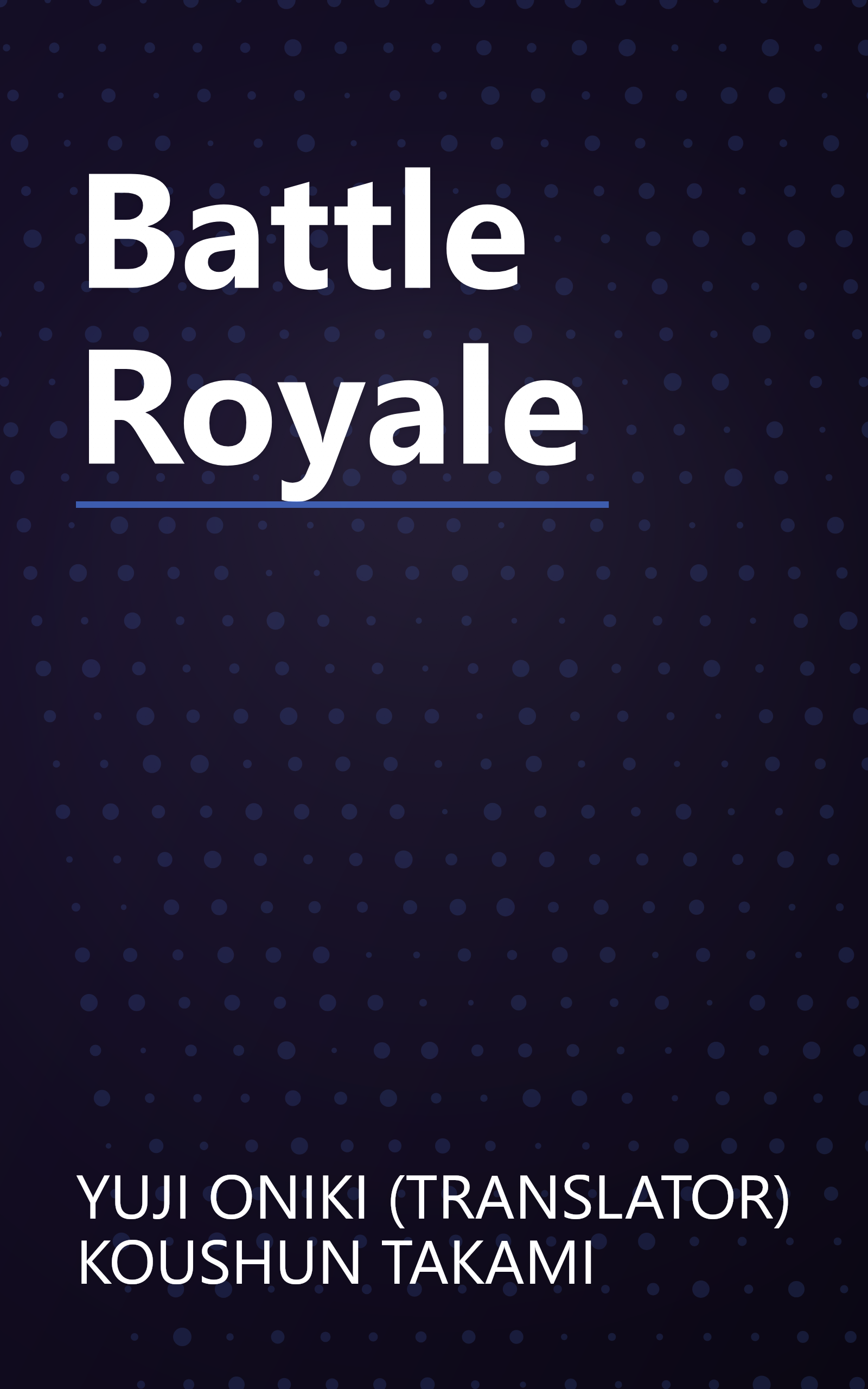 Battle Royale book cover