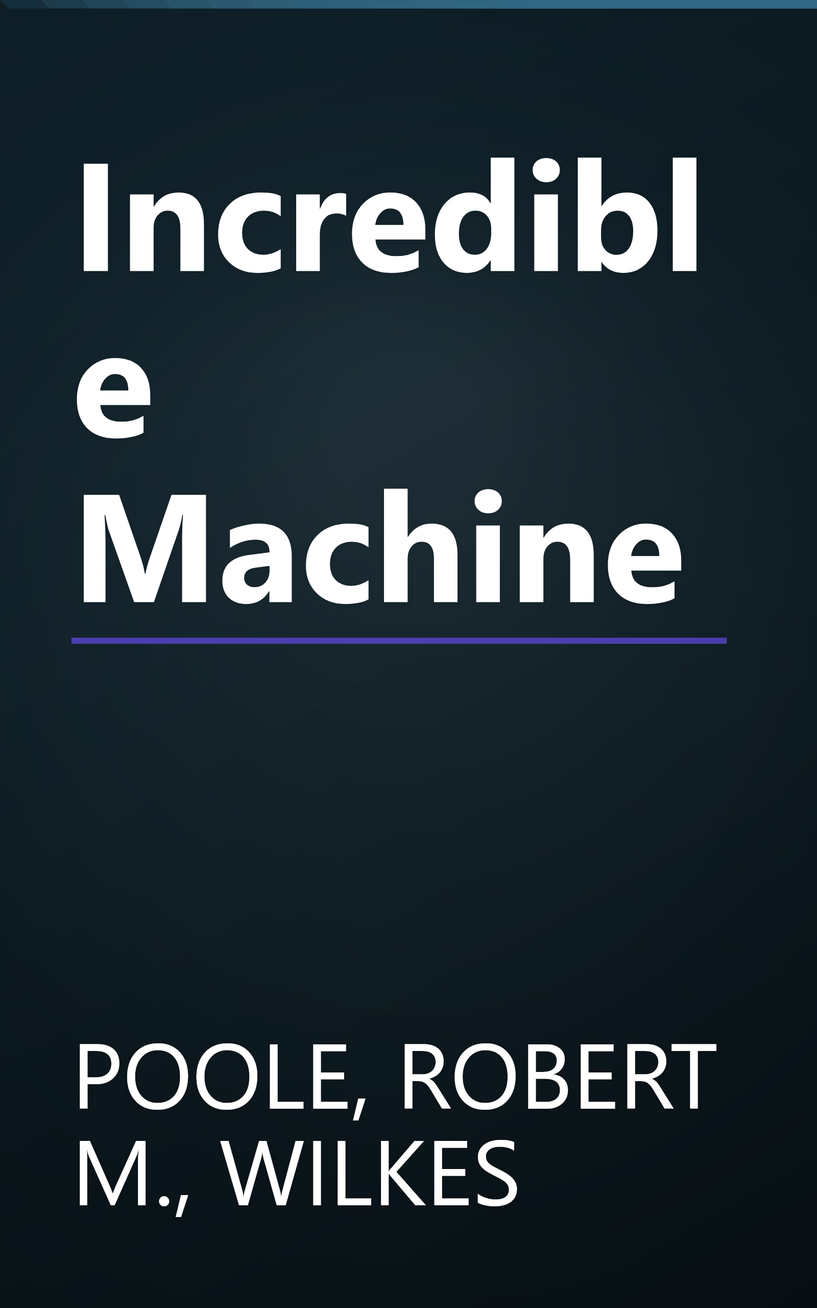 Incredible Machine book cover
