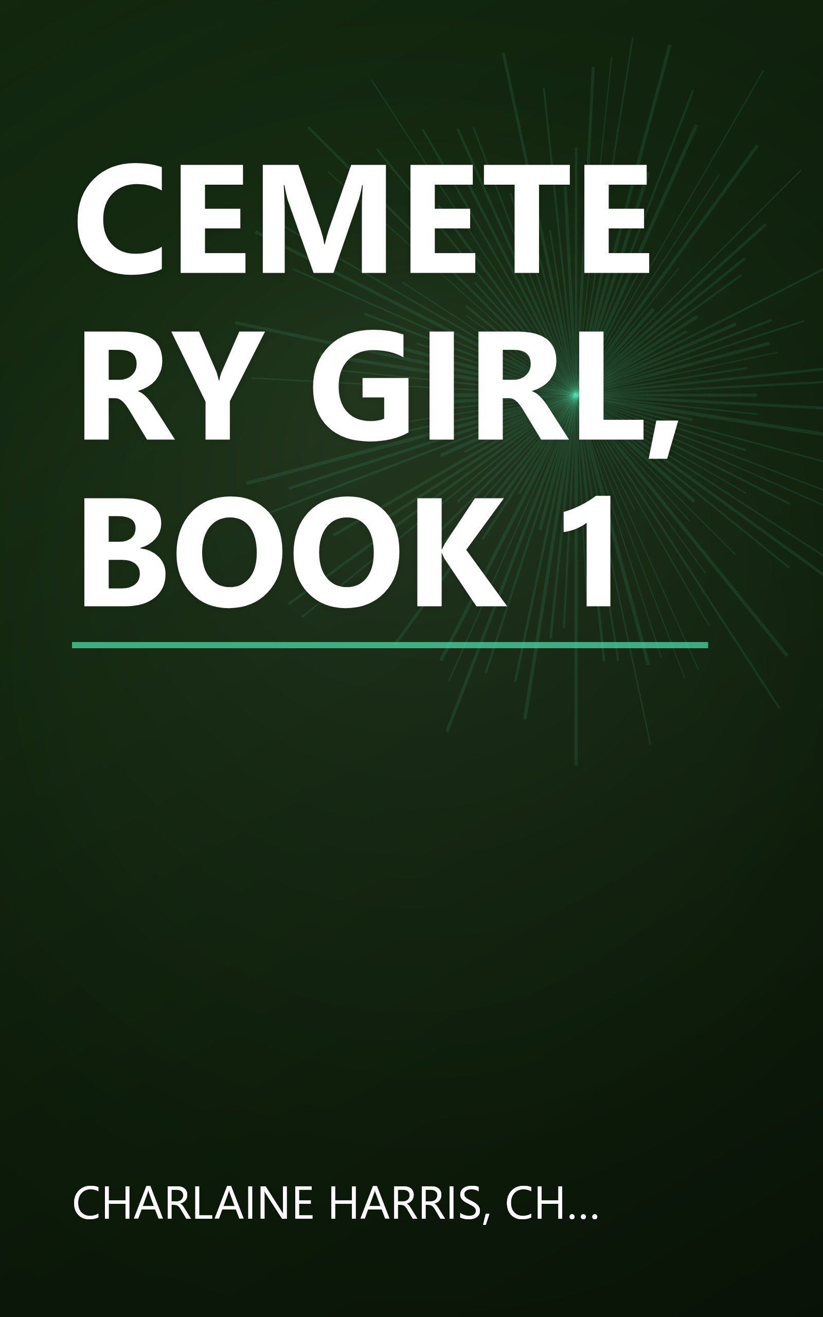 CEMETERY GIRL, BOOK 1 book cover