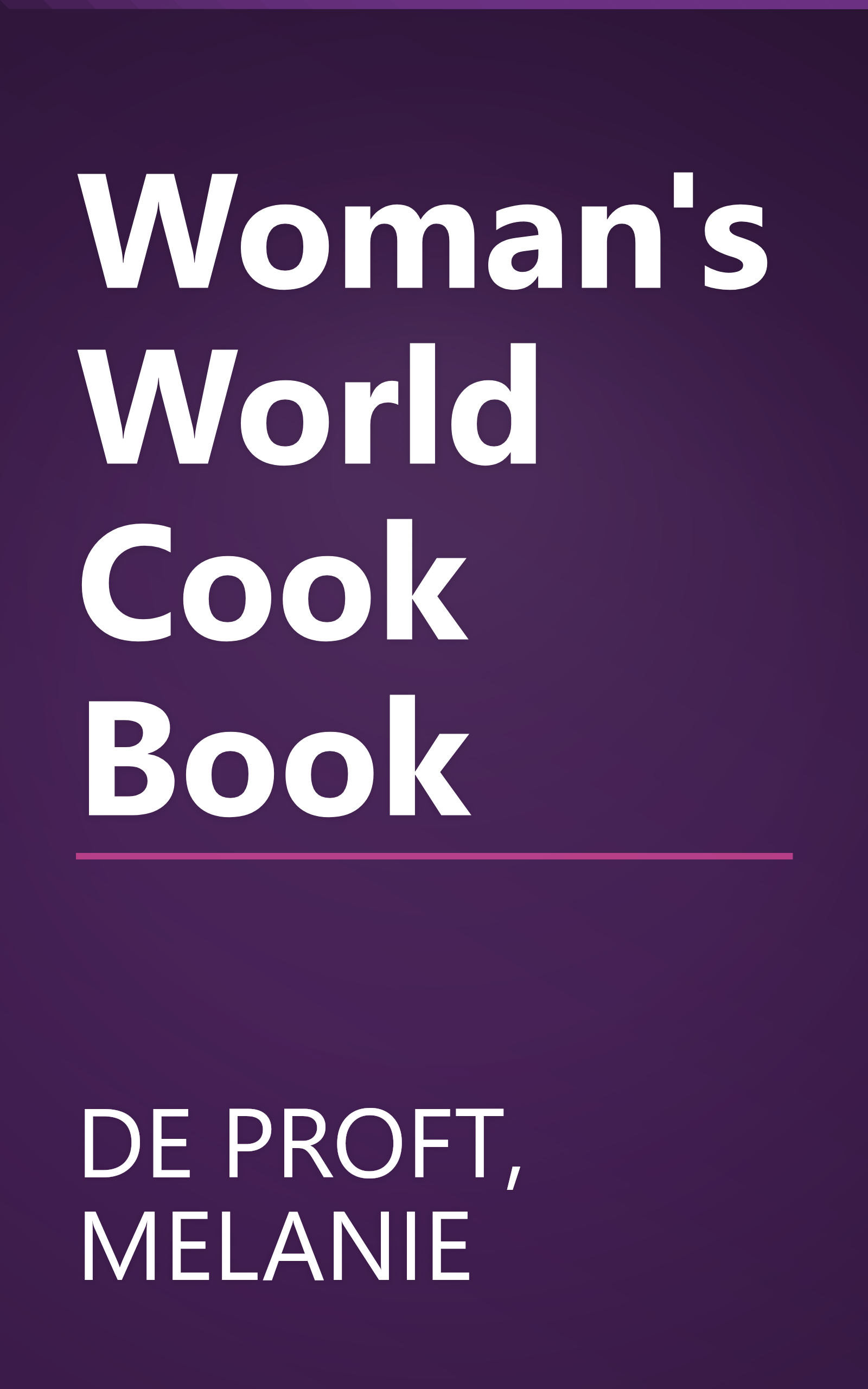 Woman's World Cook Book book cover