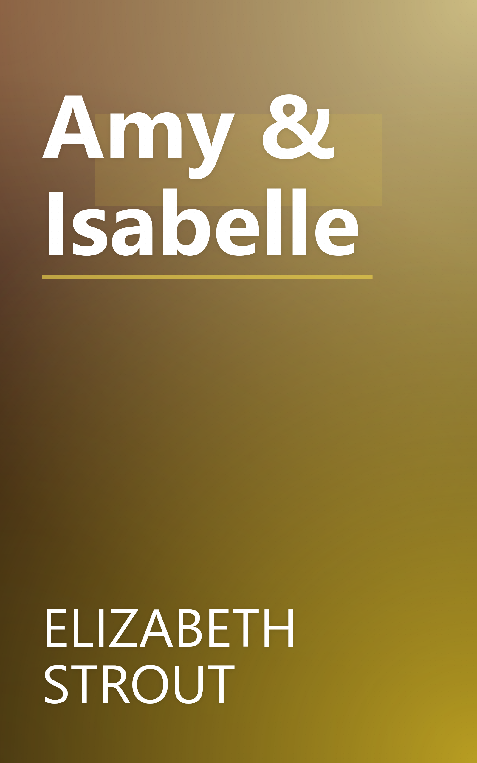 Amy & Isabelle book cover