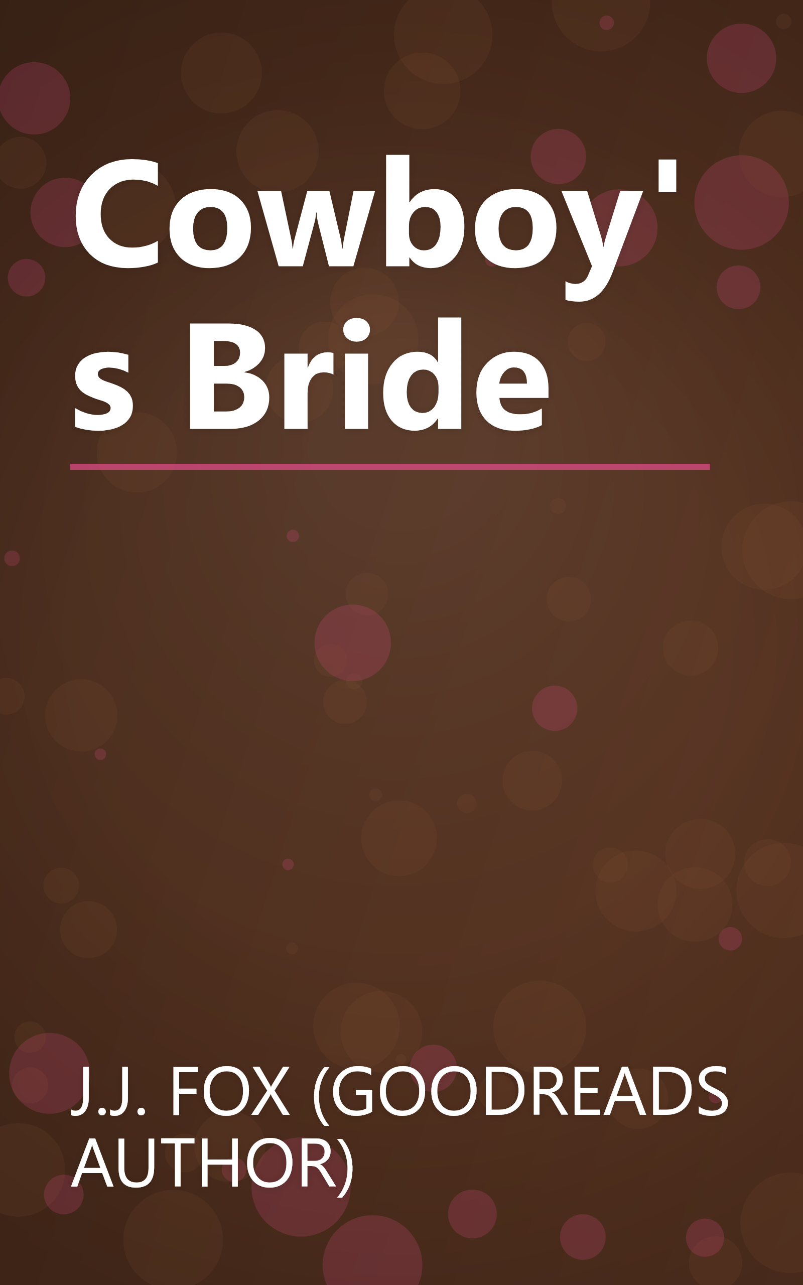 Cowboy's Bride book cover