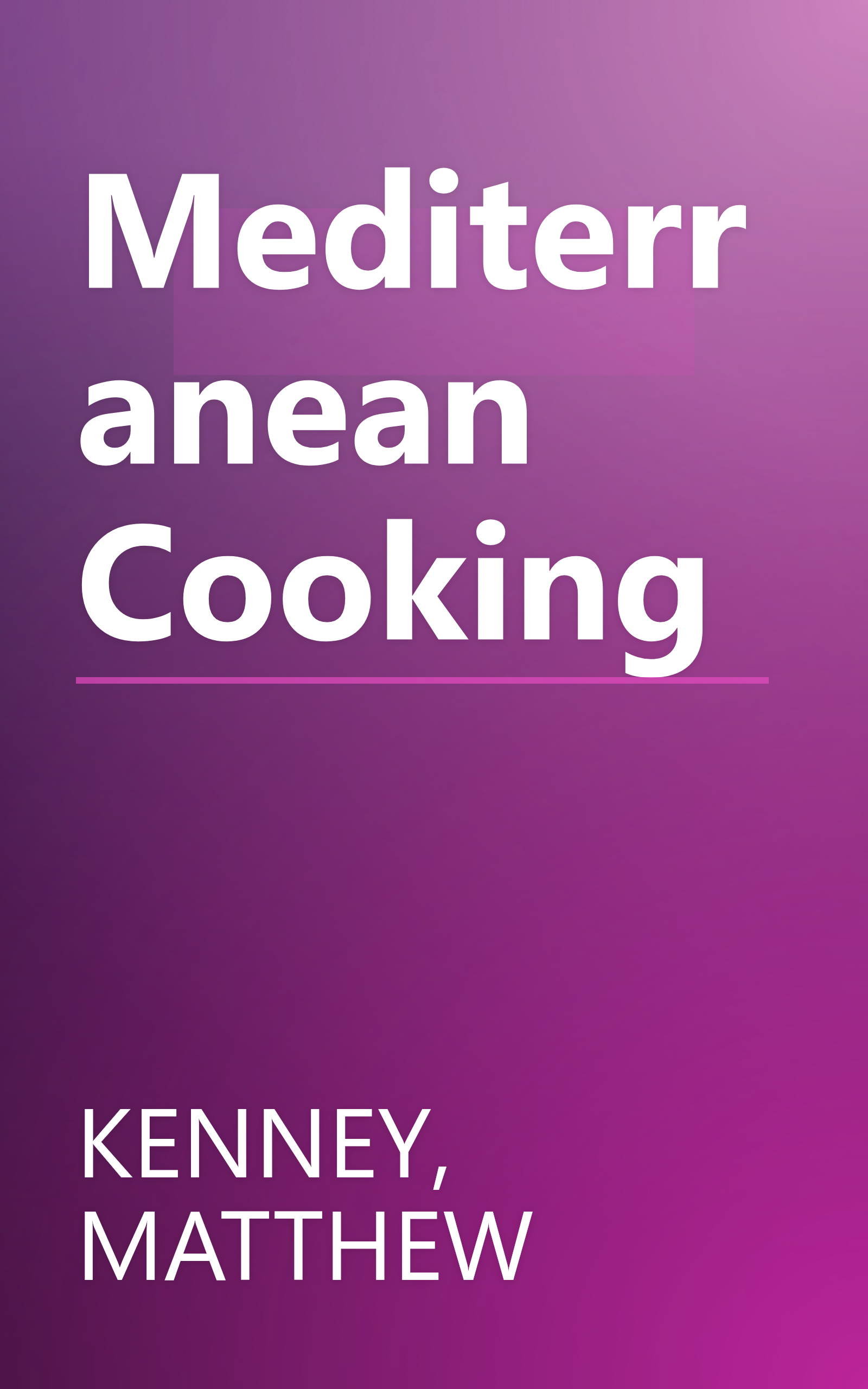 Mediterranean Cooking book cover