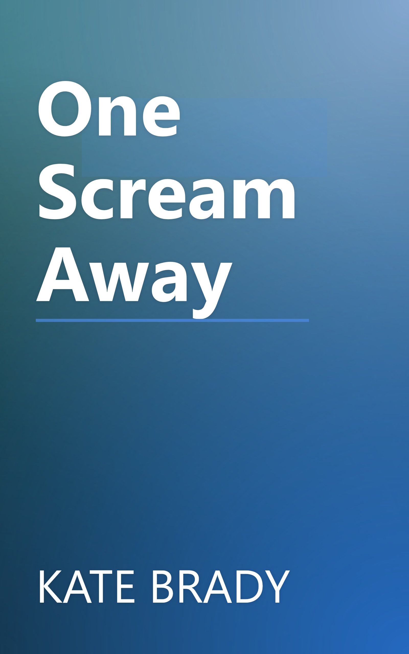 One Scream Away book cover
