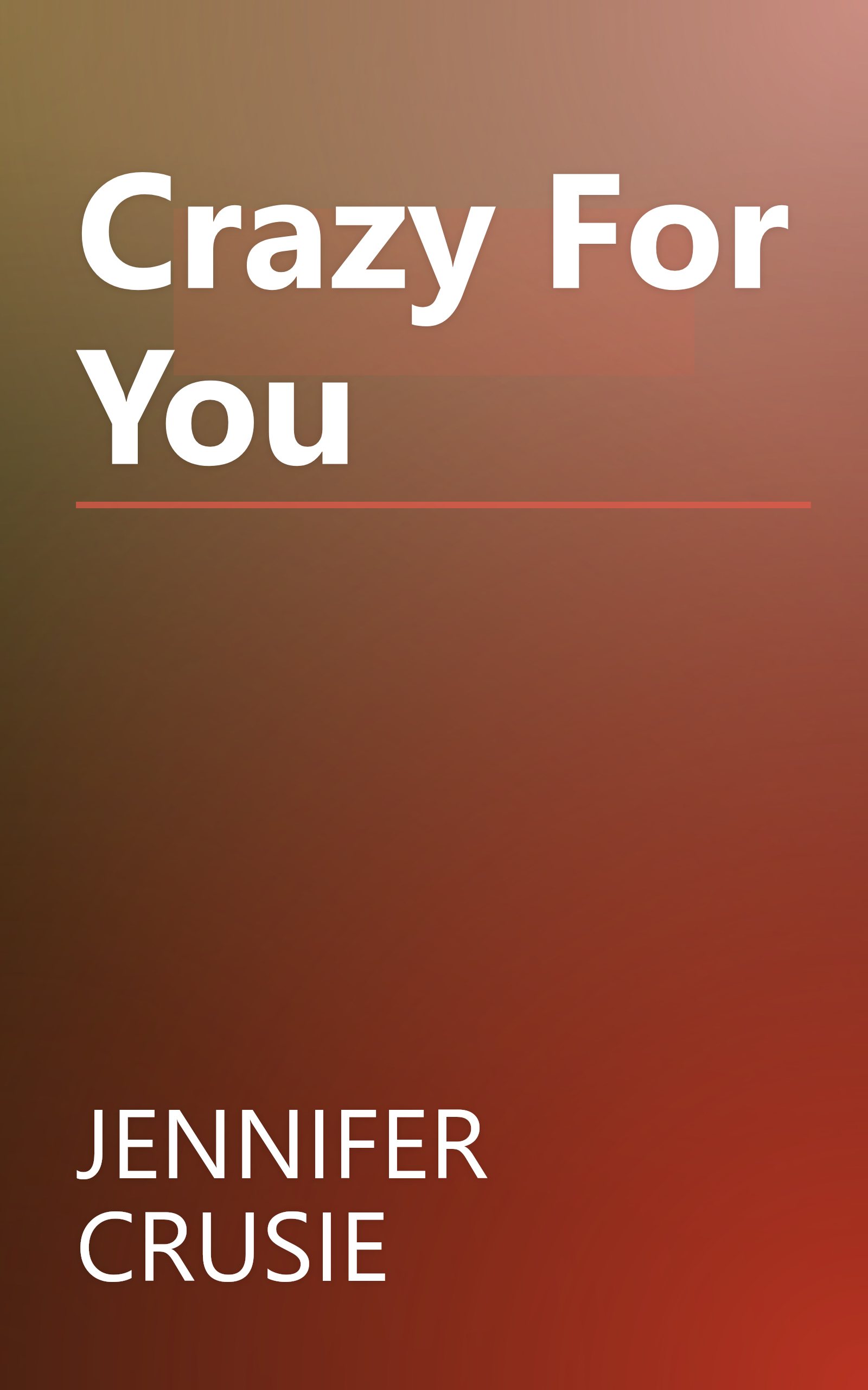 Crazy For You book cover