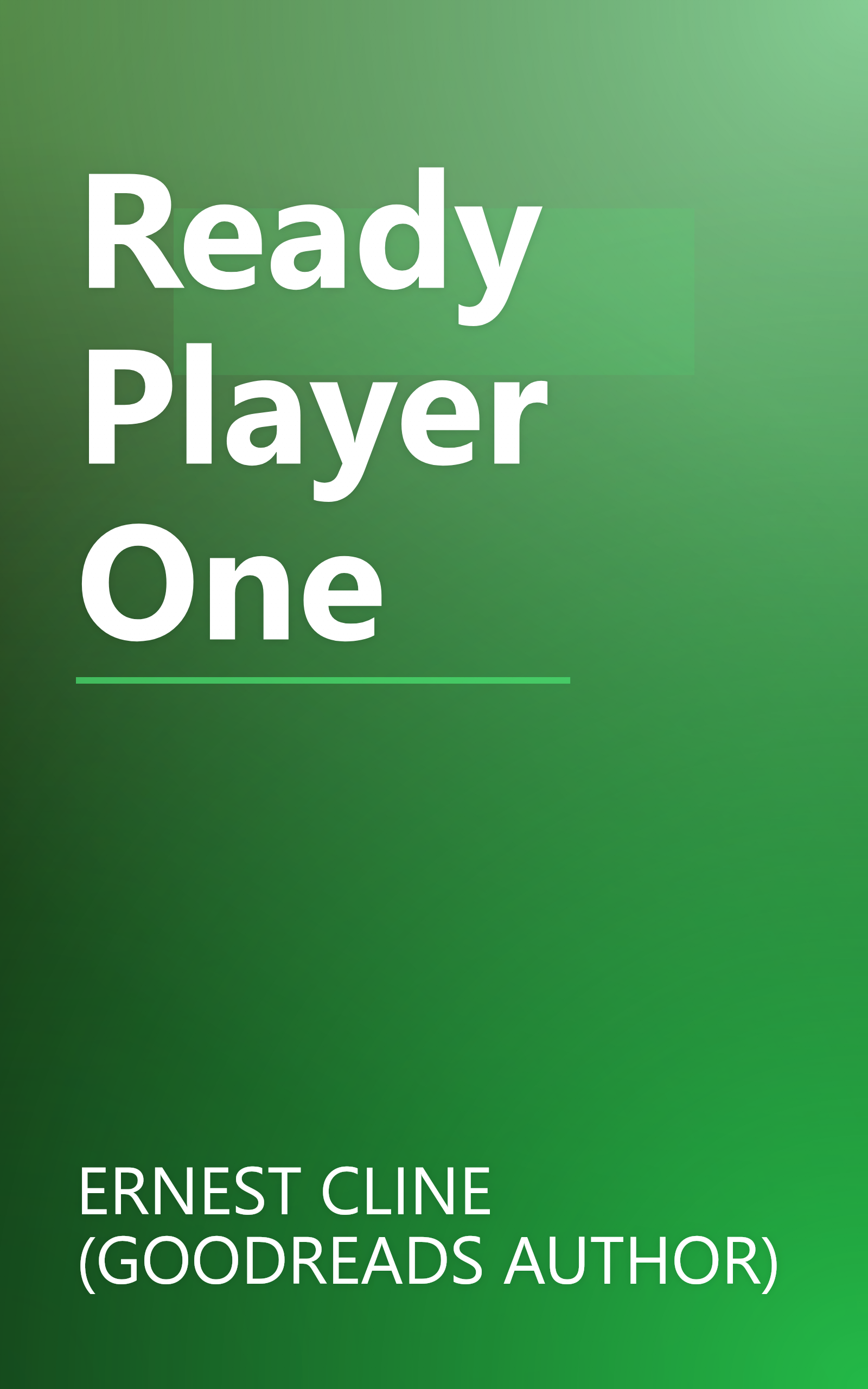 Ready Player One book cover