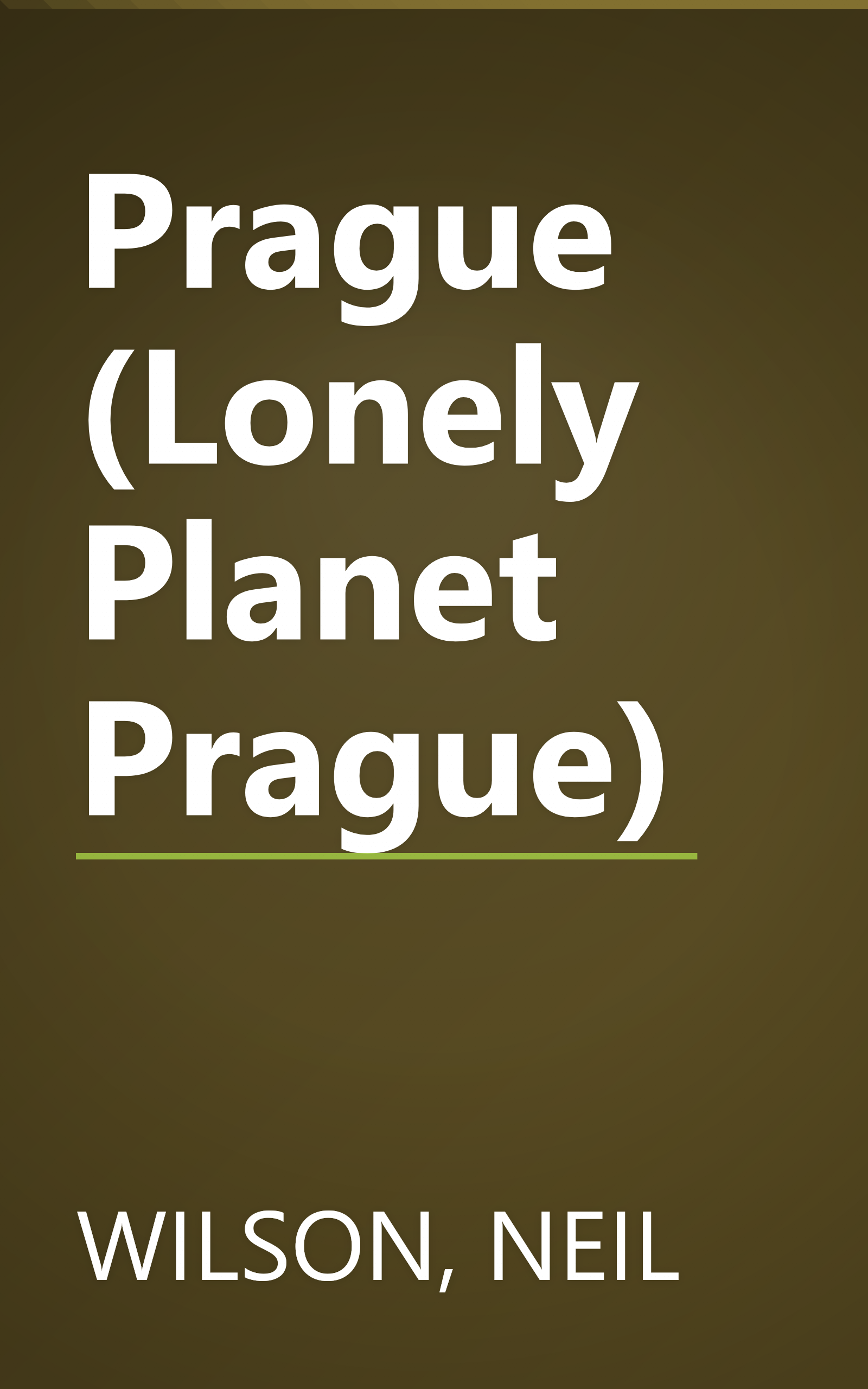 Prague (Lonely Planet Prague) book cover