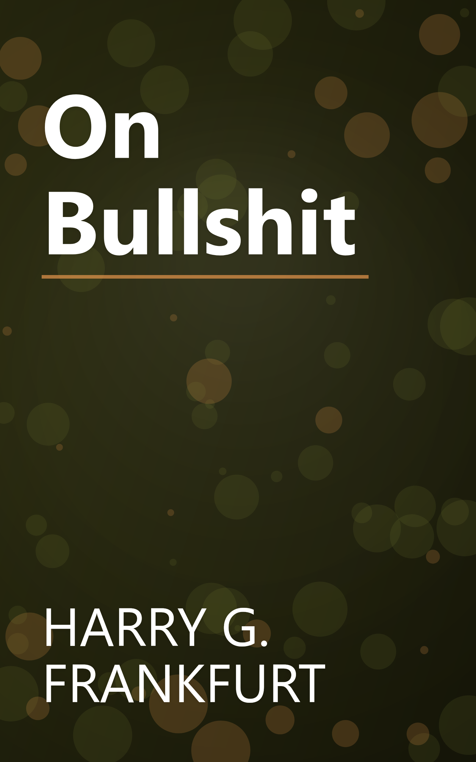 On Bullshit book cover