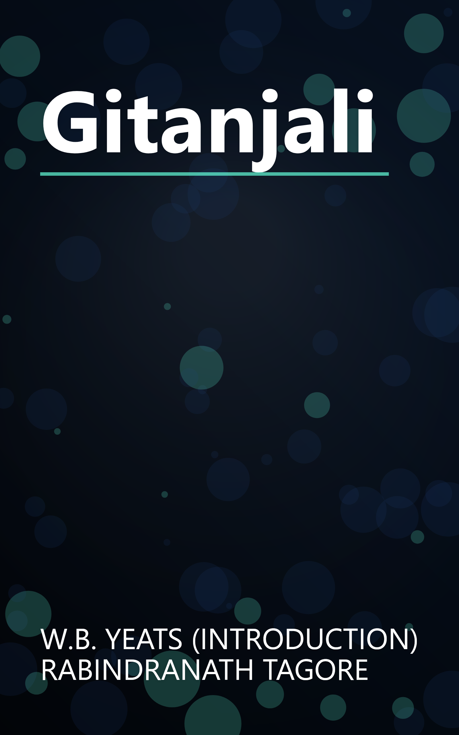 Gitanjali book cover