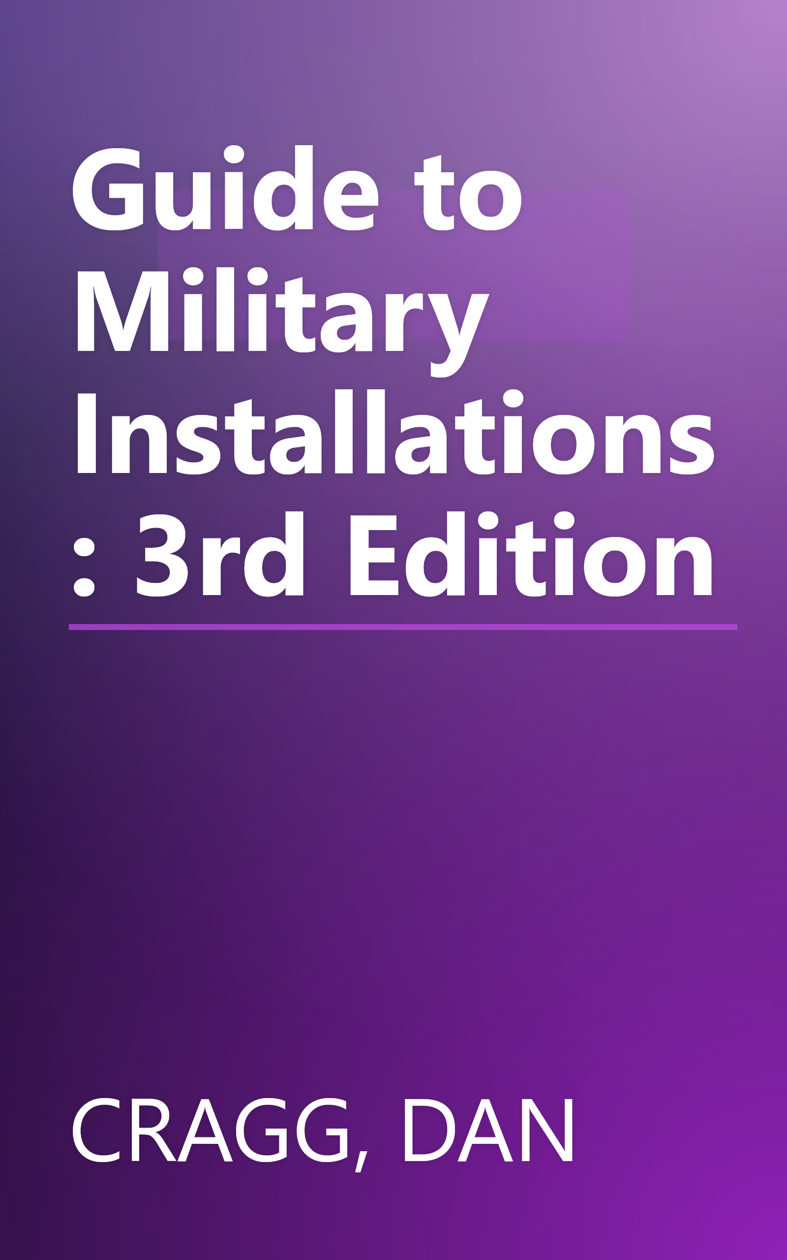 Guide to Military Installations: 3rd Edition book cover