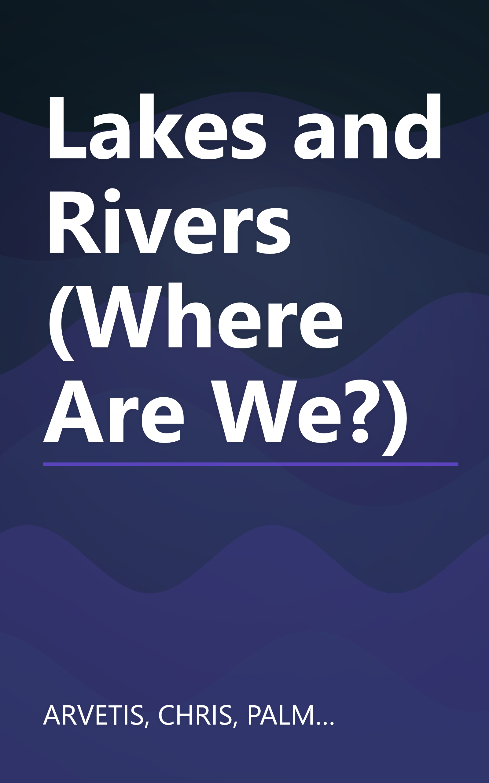 Lakes and Rivers (Where Are We?) book cover