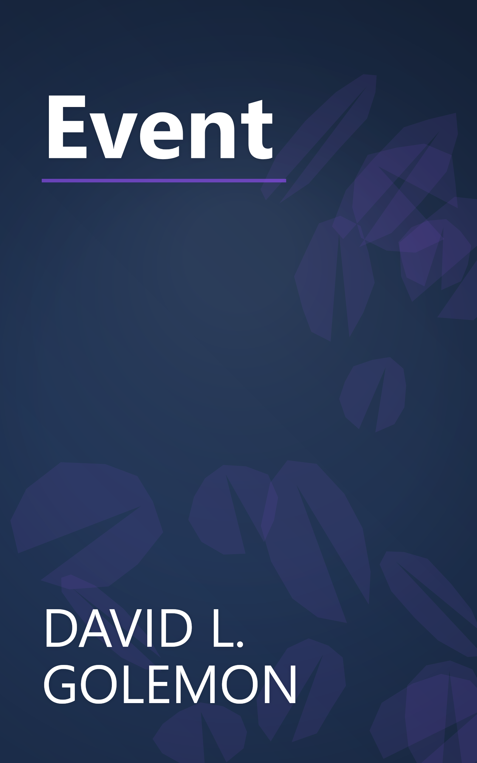 Event book cover