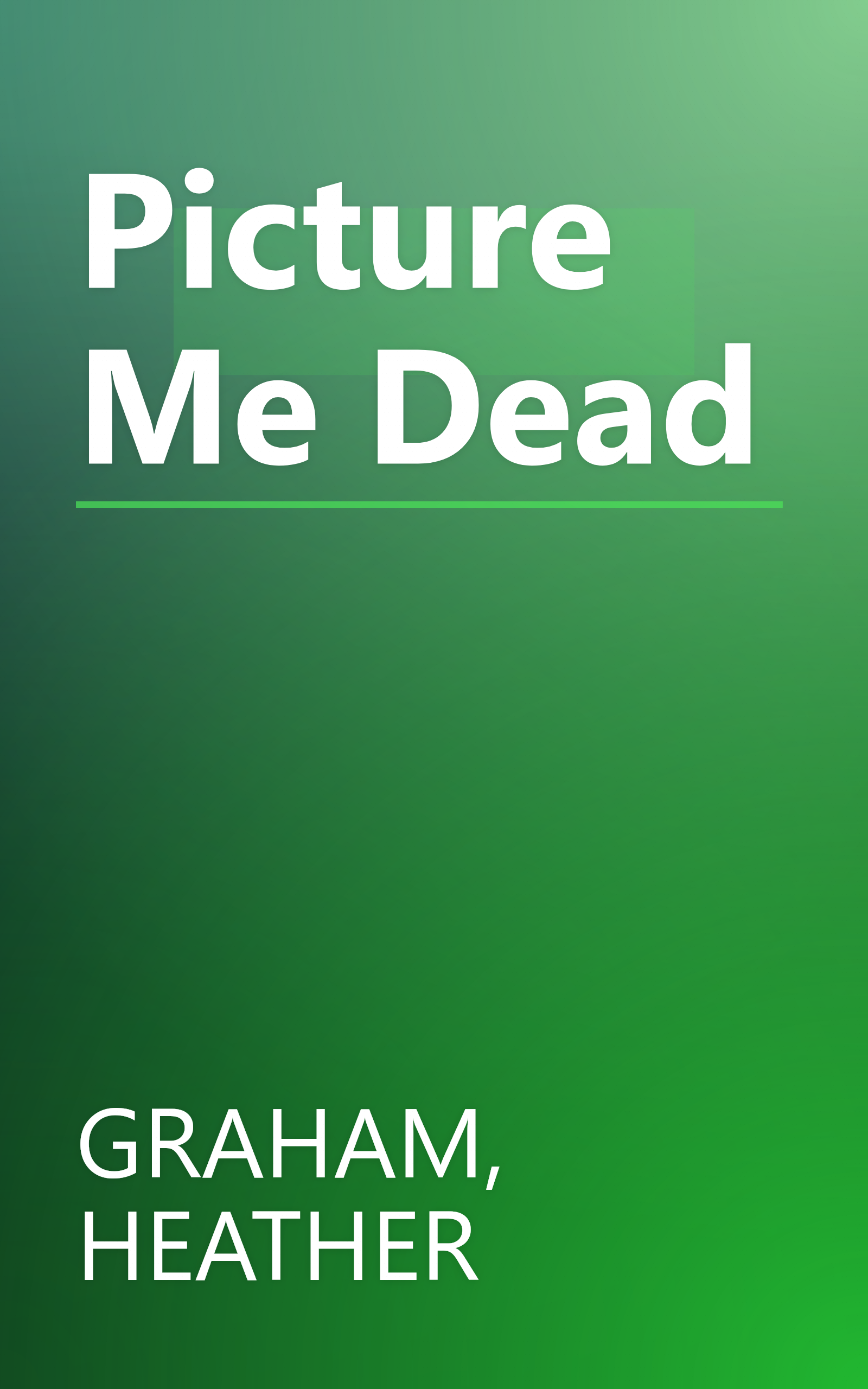 Picture Me Dead book cover