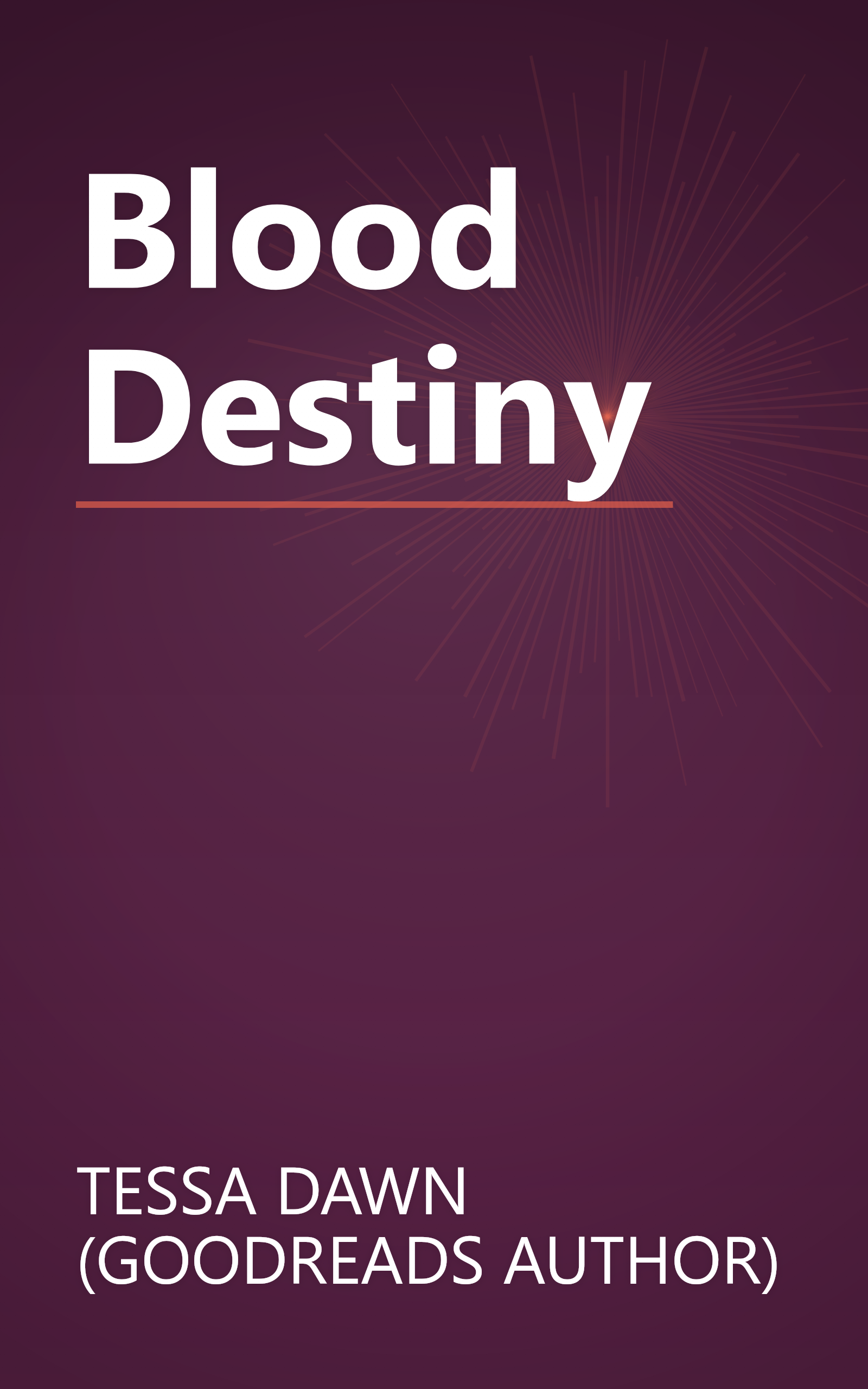 Blood Destiny book cover