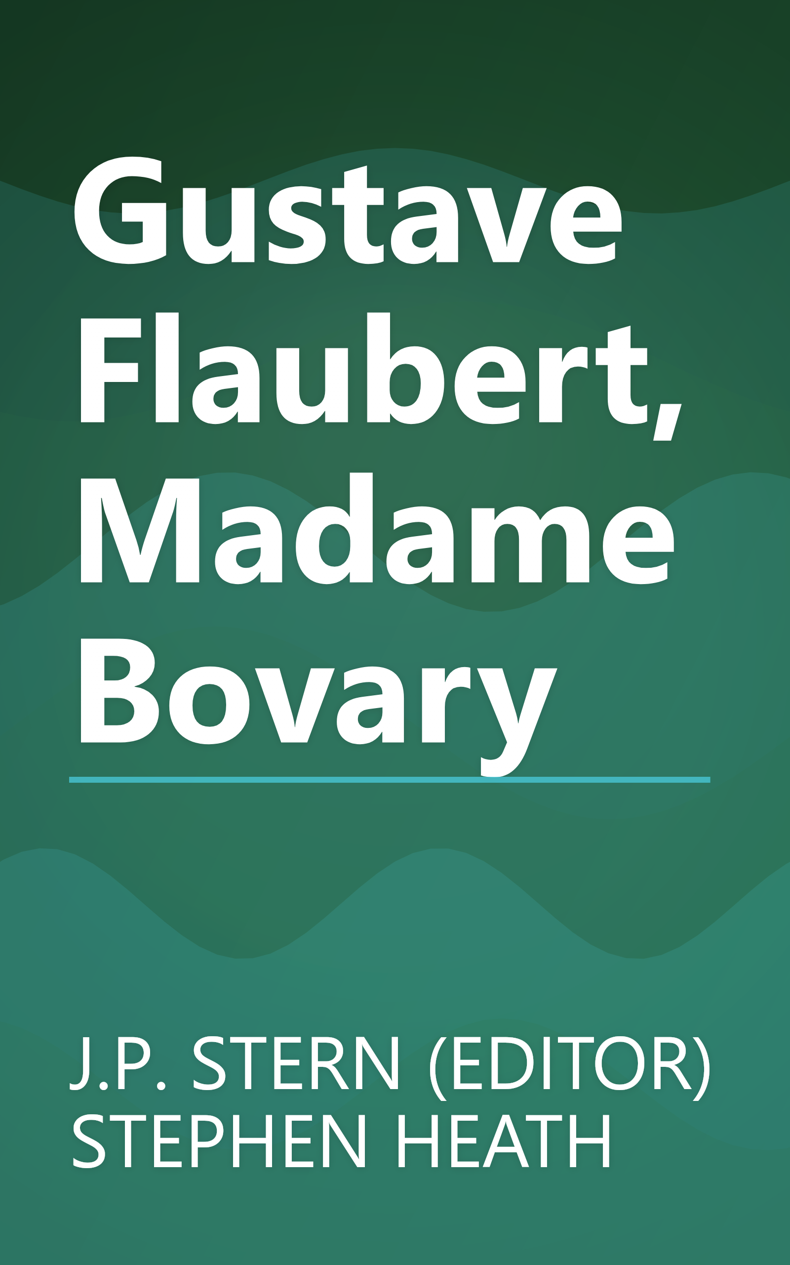 Gustave Flaubert, Madame Bovary book cover