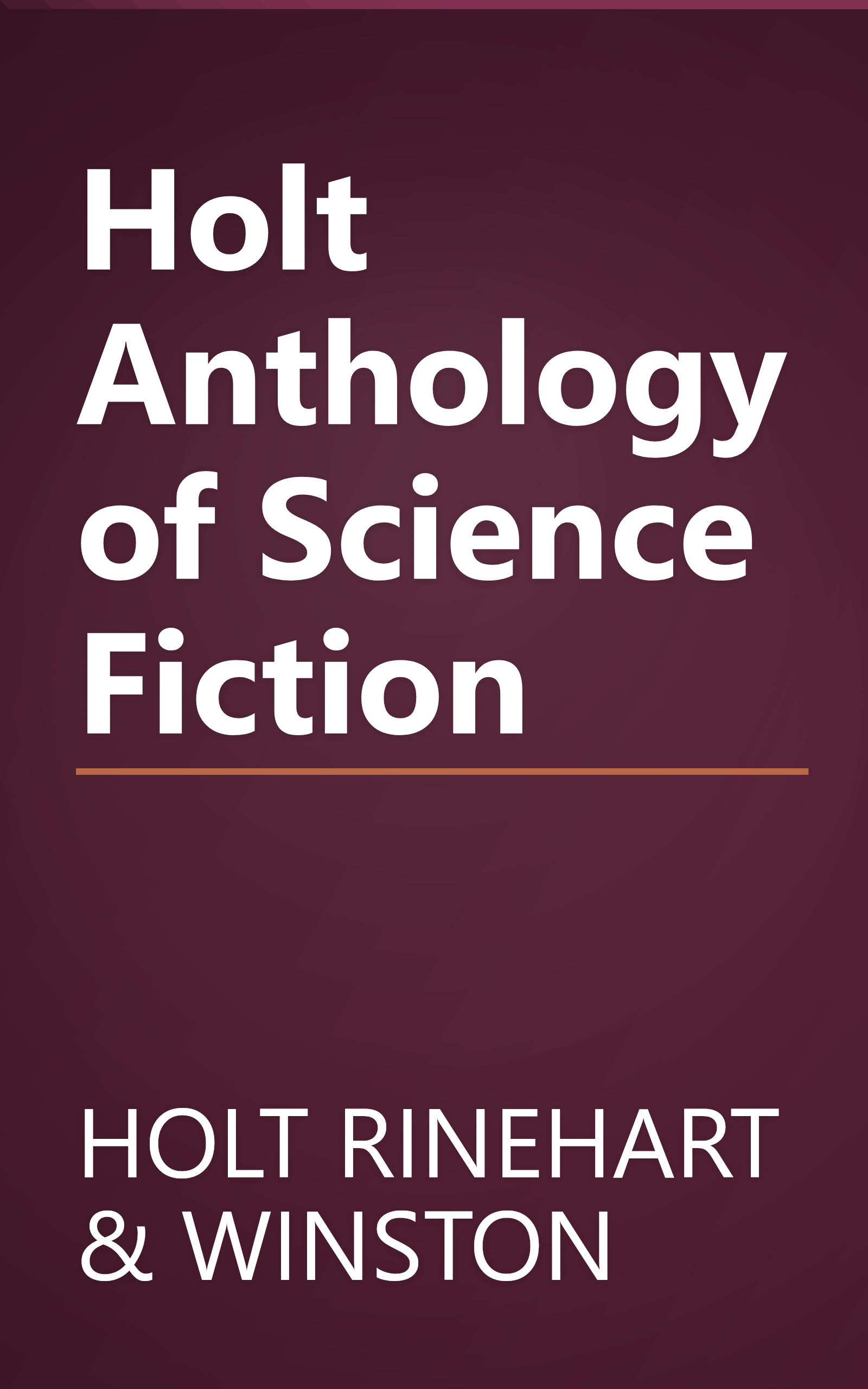 Holt Anthology of Science Fiction book cover