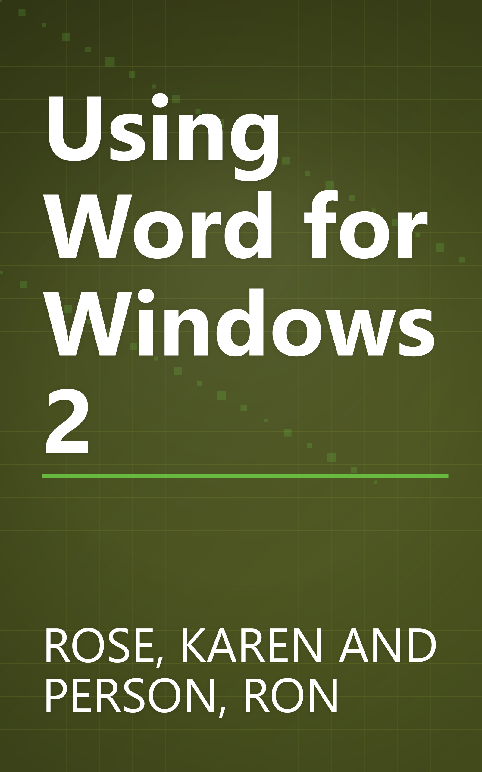 Using Word for Windows 2 book cover